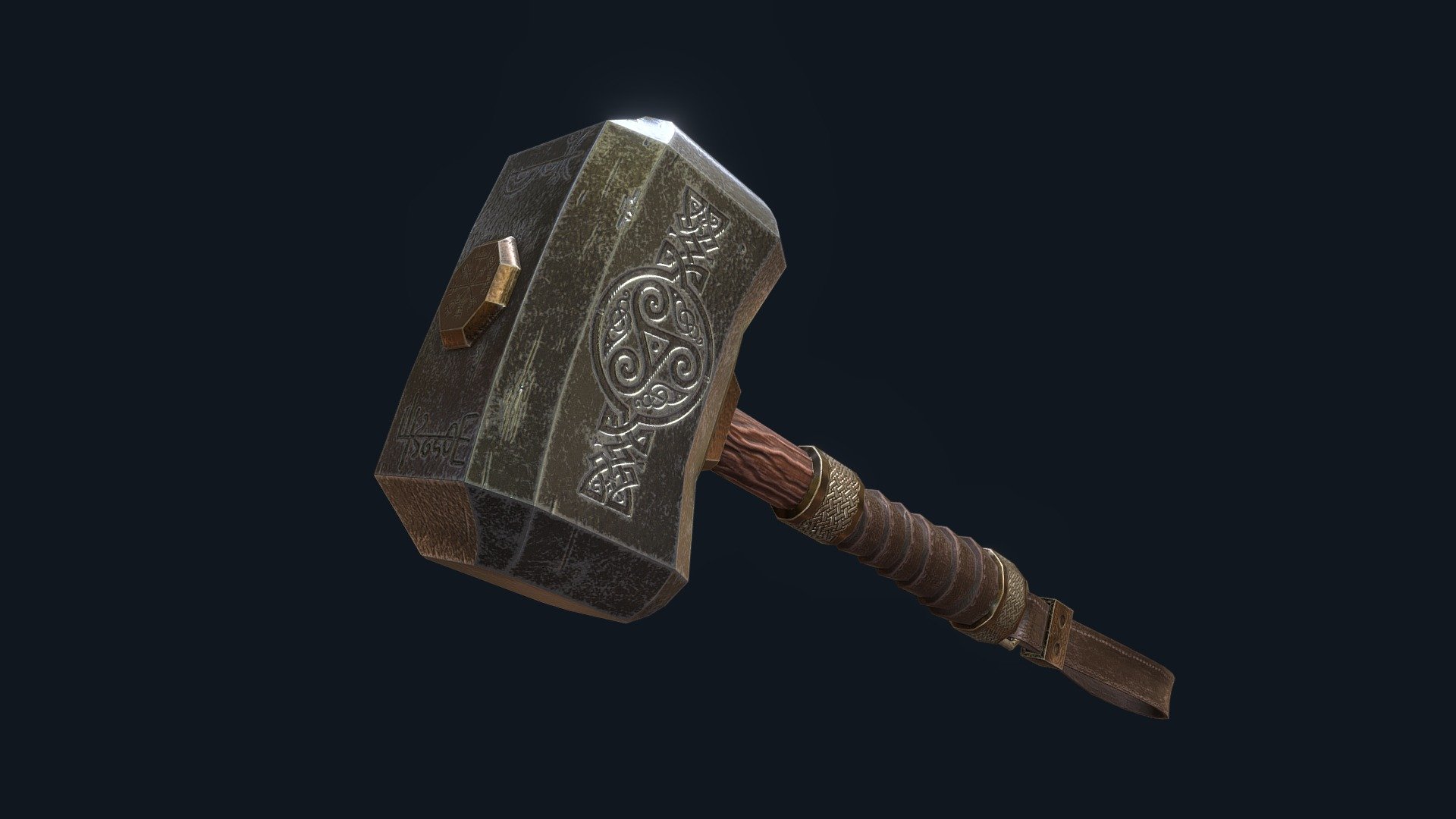 Mjolnir - Buy Royalty Free 3D model by CMarzoS [768c644] - Sketchfab Store