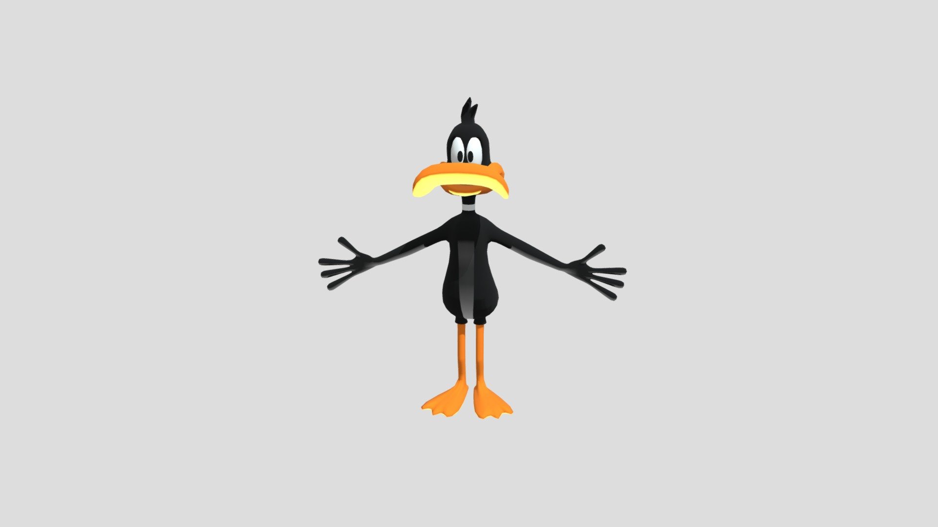 Daffy Duck - 3D model by 3D Model Dump (@3DModelDump) [768cead] - Sketchfab