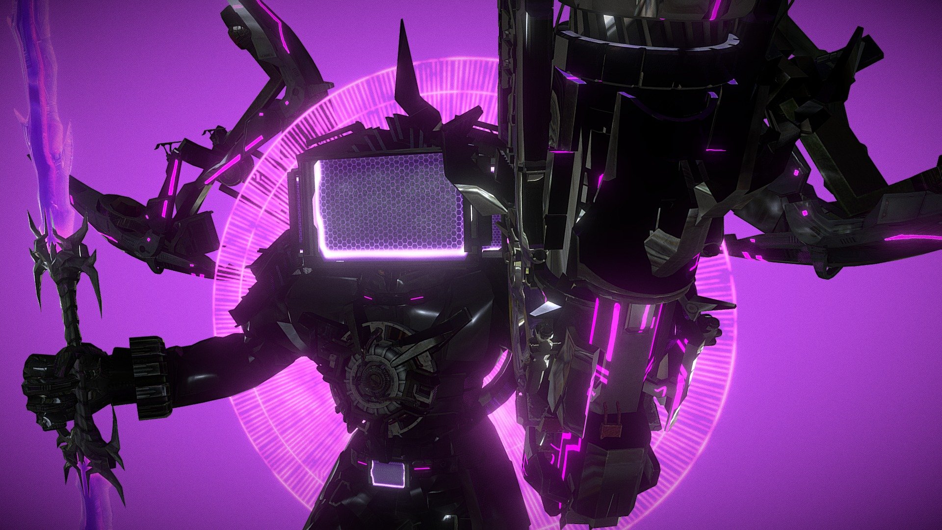 Titan Tv Man Dydder Floutin (V2) - Download Free 3D model by AGI (aka A ...