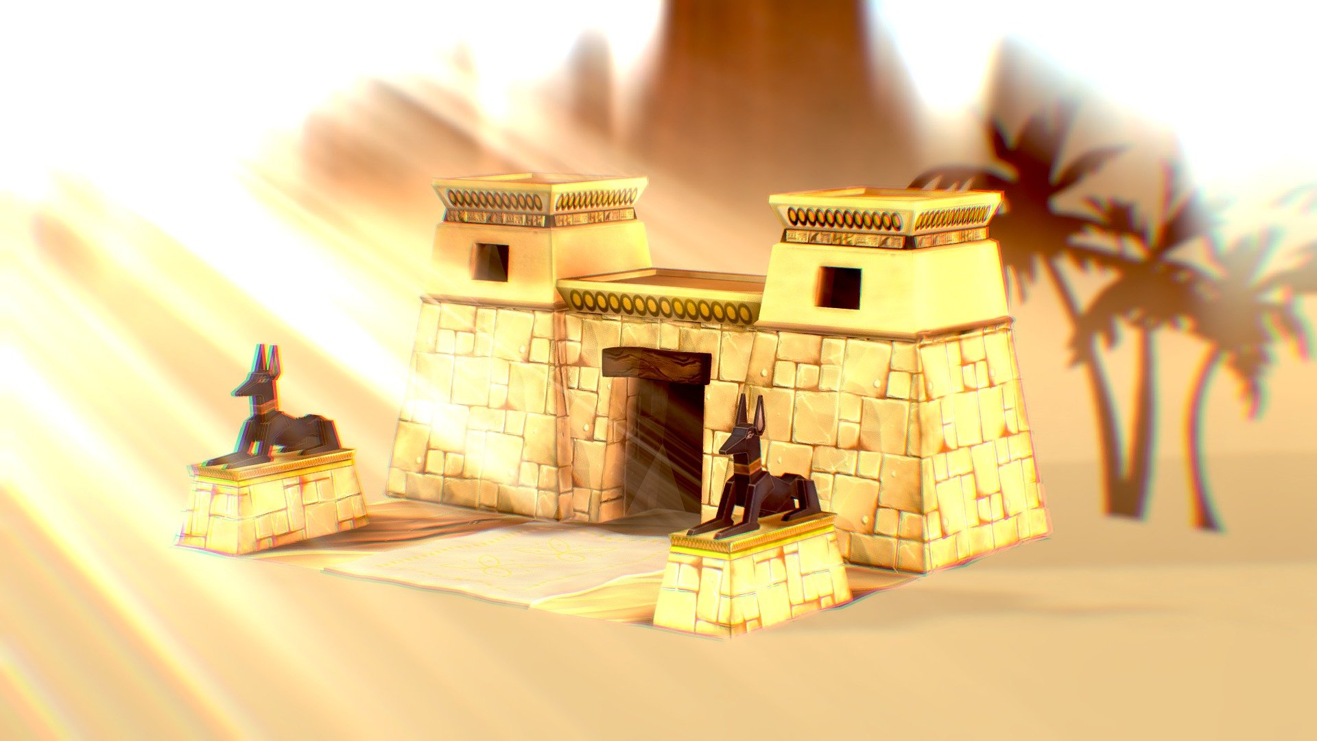 Stylized Ancient Egypt props - Download Free 3D model by AnnaBelle ...