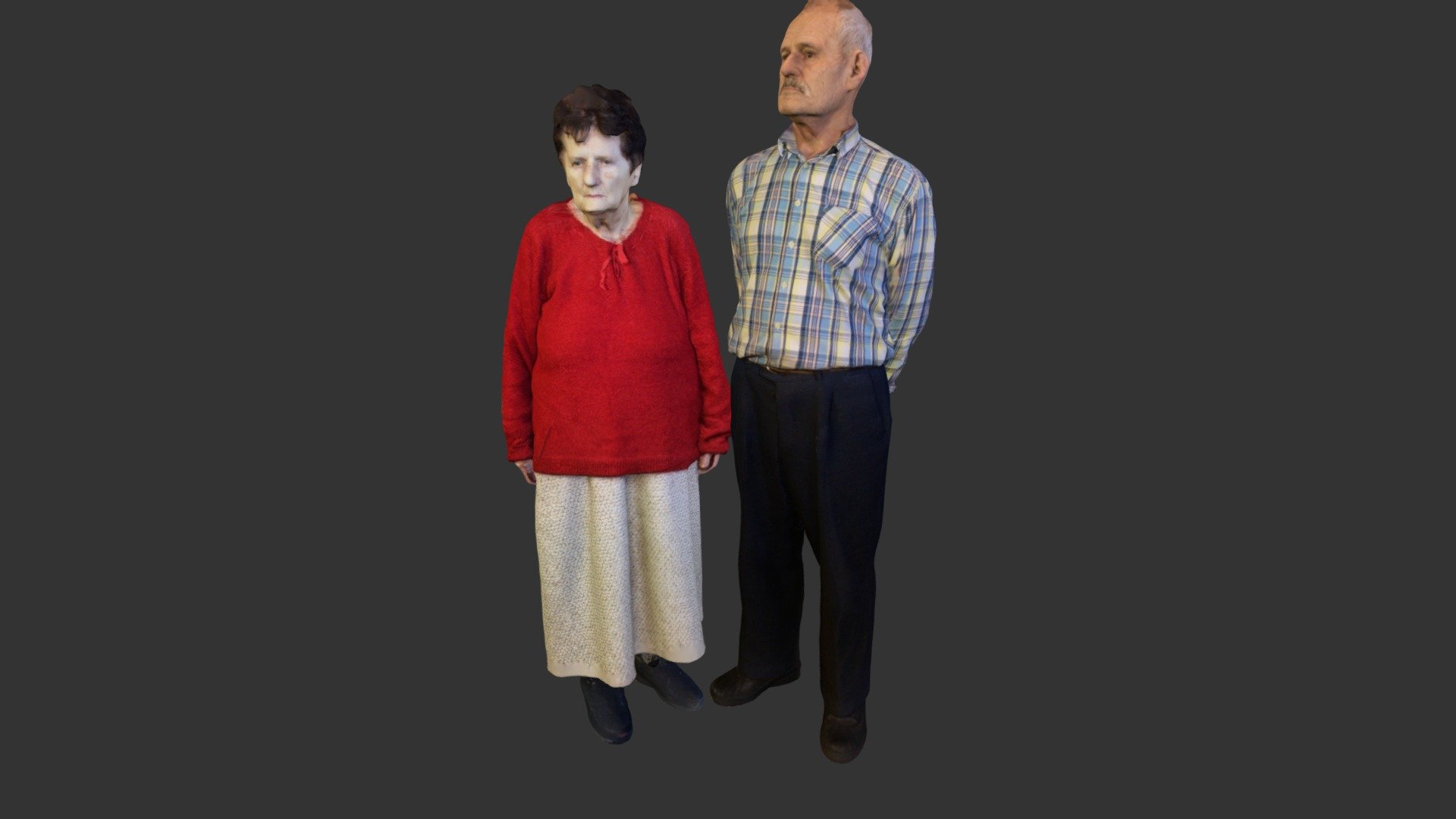 Grandparents - 3D model by 3DFigurer.se (@3dskaparna) [7691d01] - Sketchfab