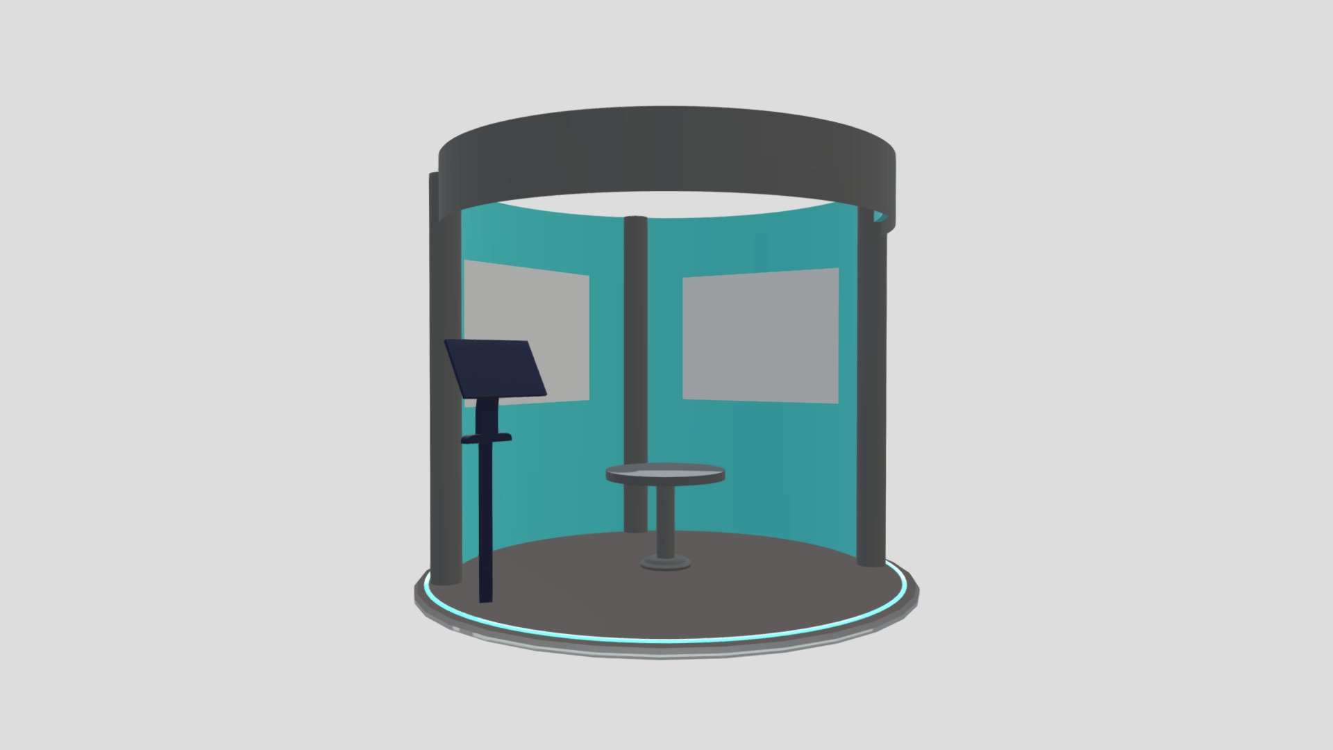 Stand Redondo - 3D model by MURALIA (@rodrigo.forero.37) [769221f ...