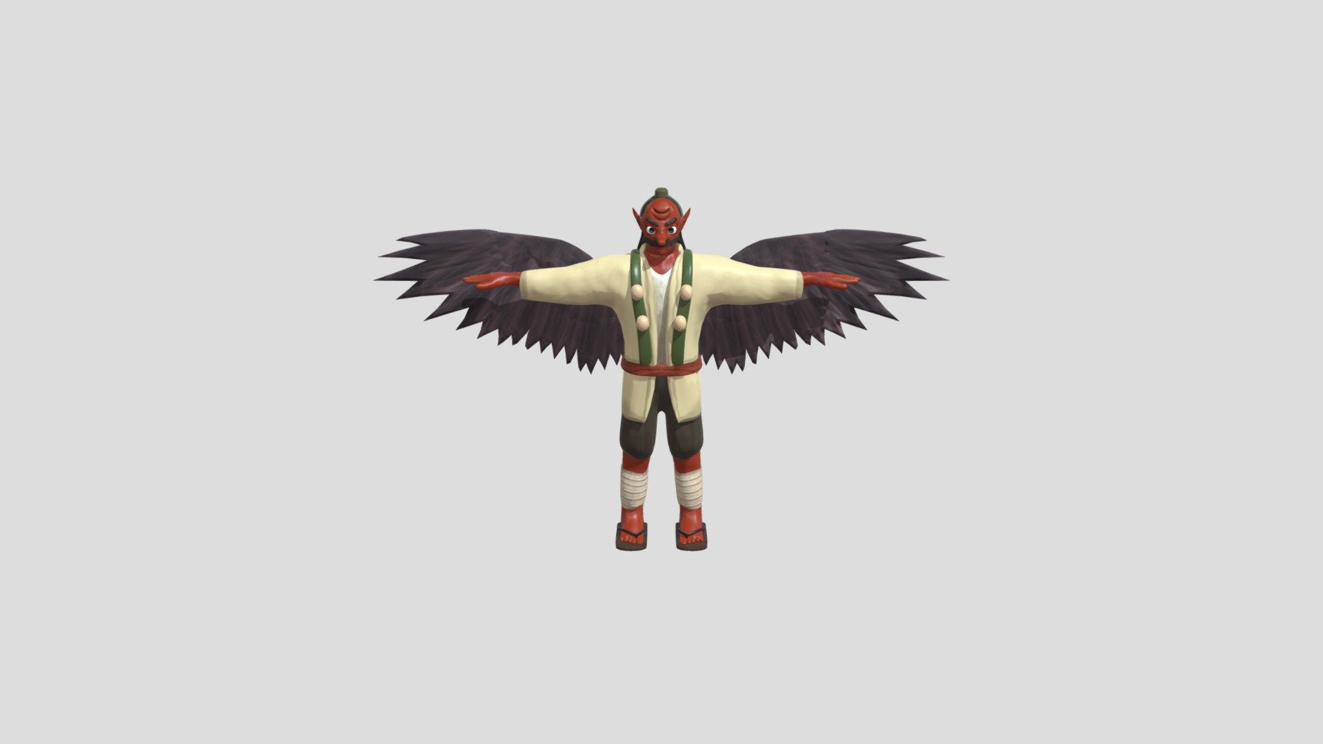 modernised tengu - 3D model by Aleasha (@aleashabould) [76930fe ...