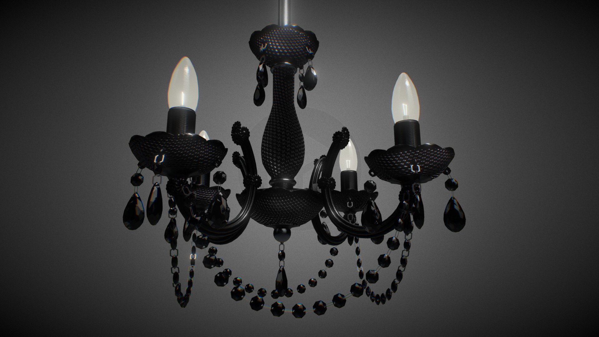 Chandelier - Architetural project - 3D model by Saori Oshiyama (@saori ...