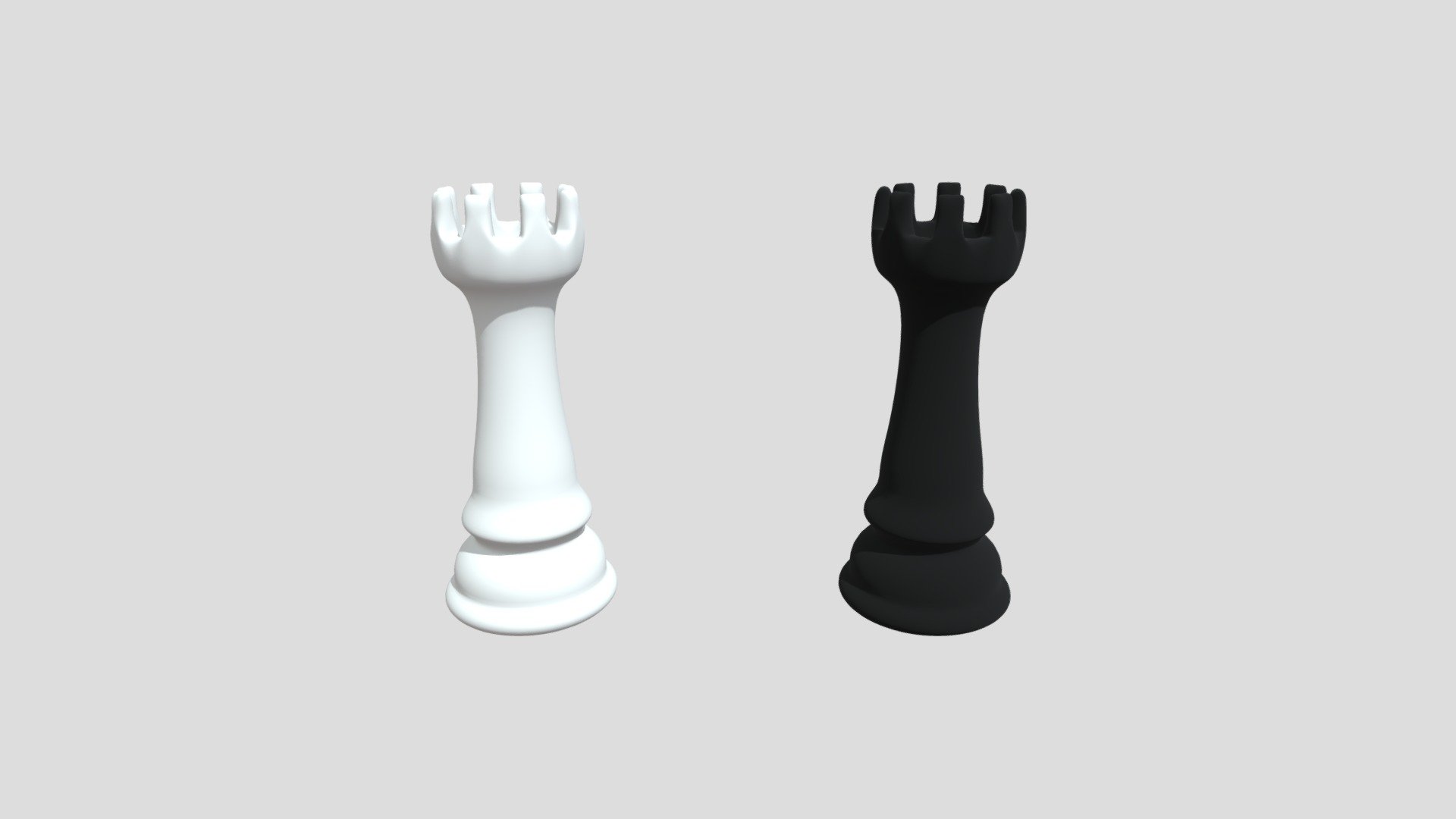 High-Poly Chess Rook – Free 3D Model - Download Free 3D model by ...