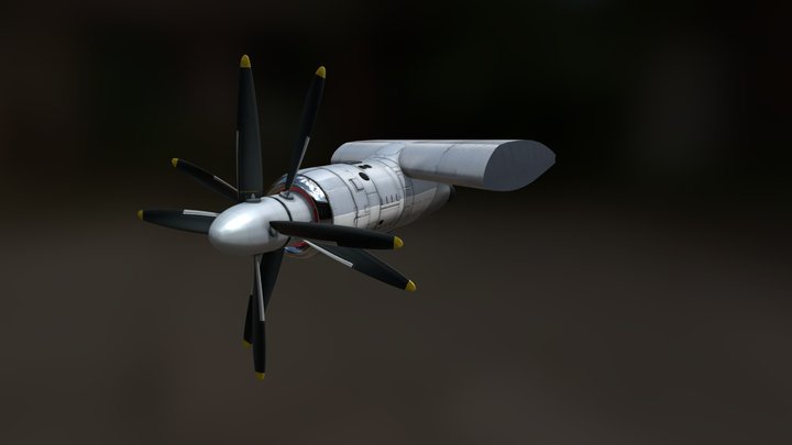 Turboprop-aircrafts 3D models - Sketchfab