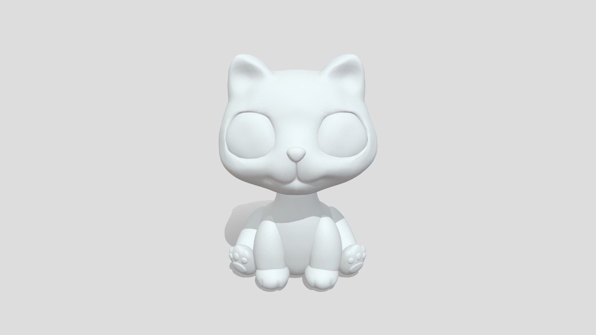Littlest Pet Shop Cat - 3D model by pyret200 [76969d4] - Sketchfab