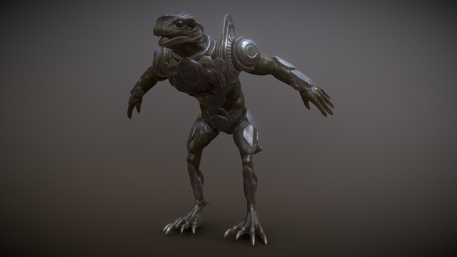 Alien Creature - 3D model by boris.raguza [7696c6a] - Sketchfab
