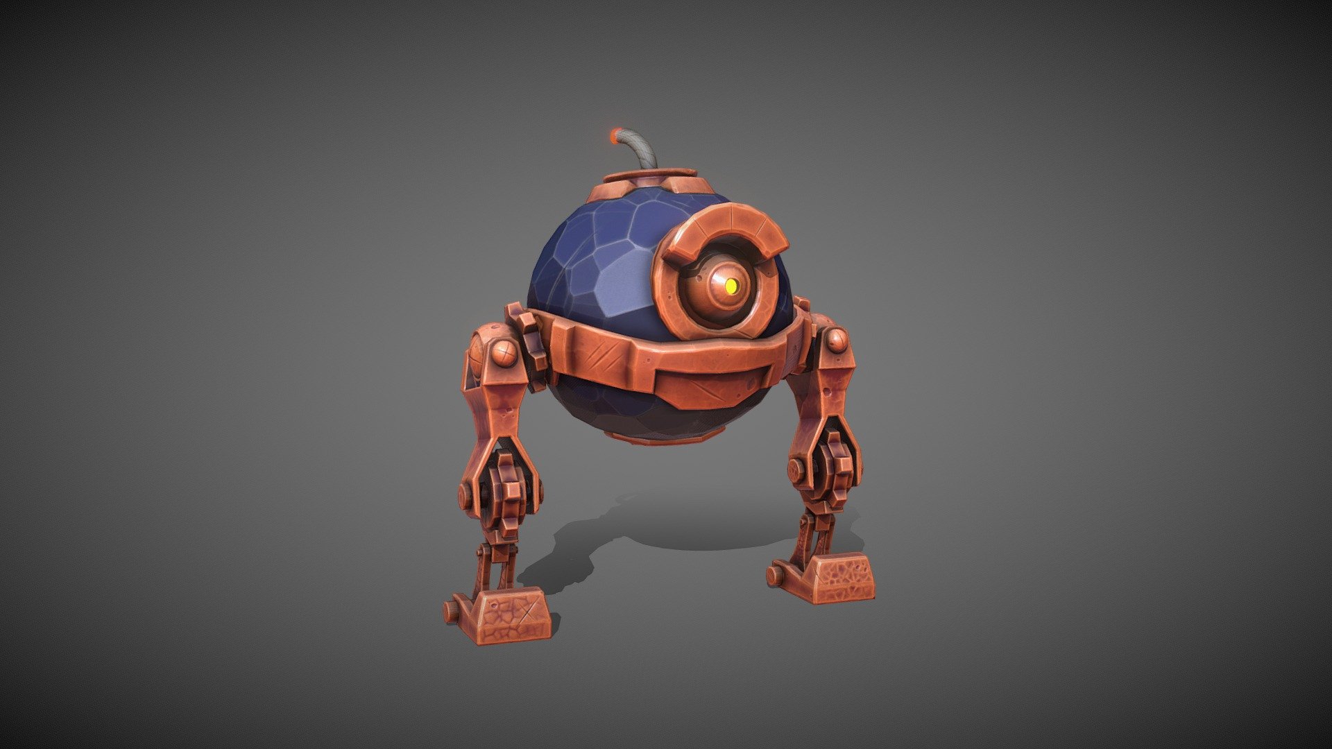 Bomb Bot. - 3D model by Axel Deff (@Axeldeff) [769765c] - Sketchfab