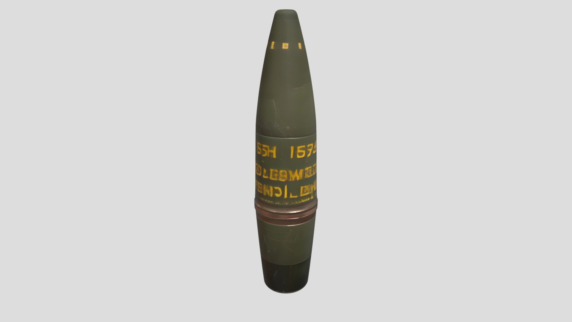 military artillery shell projectile - 3D model by MAGCL [7697c7f ...