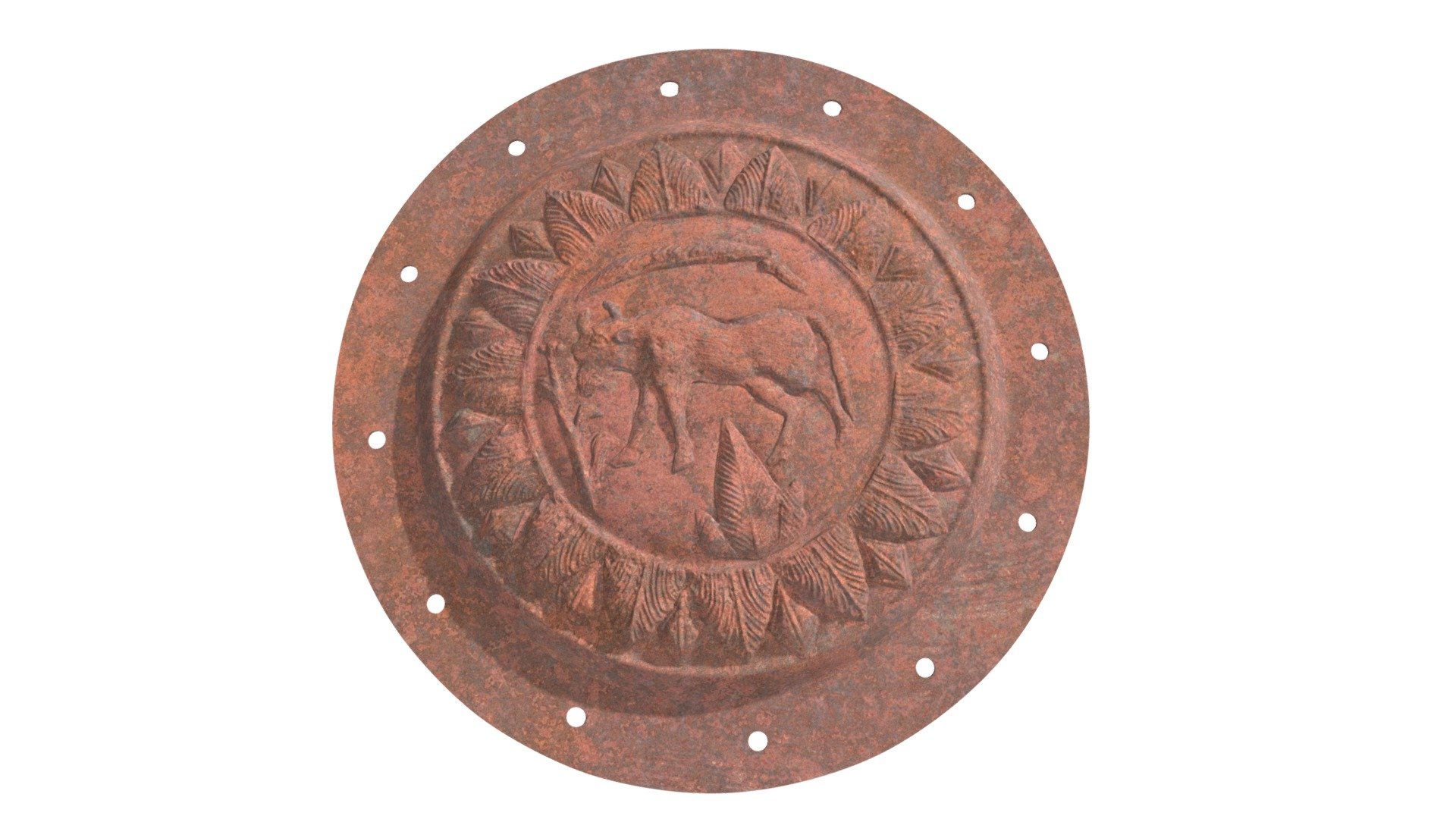 Reconstituire digitala MNIT textura rugina - 3D model by raducomes ...
