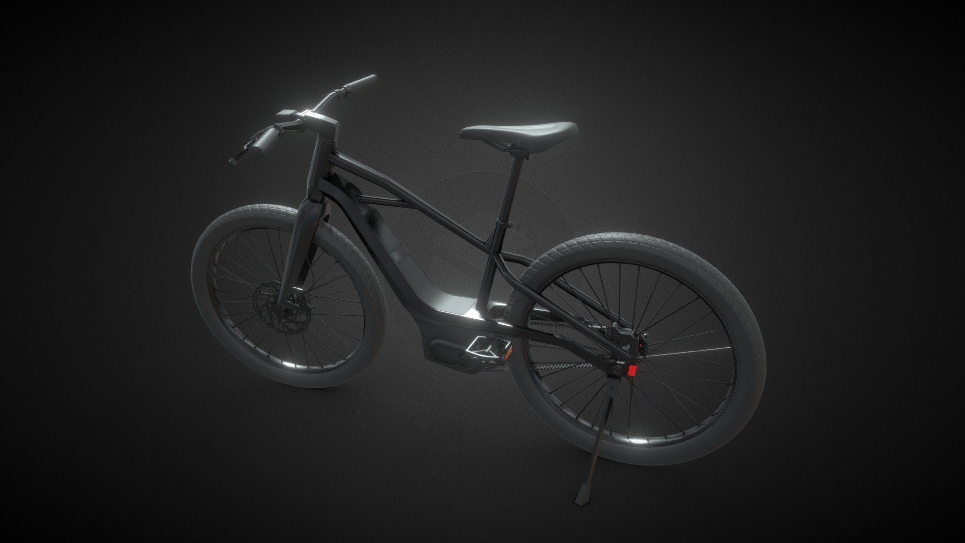 Serial One City Bicycle - Buy Royalty Free 3D model by patrickgoud2 ...