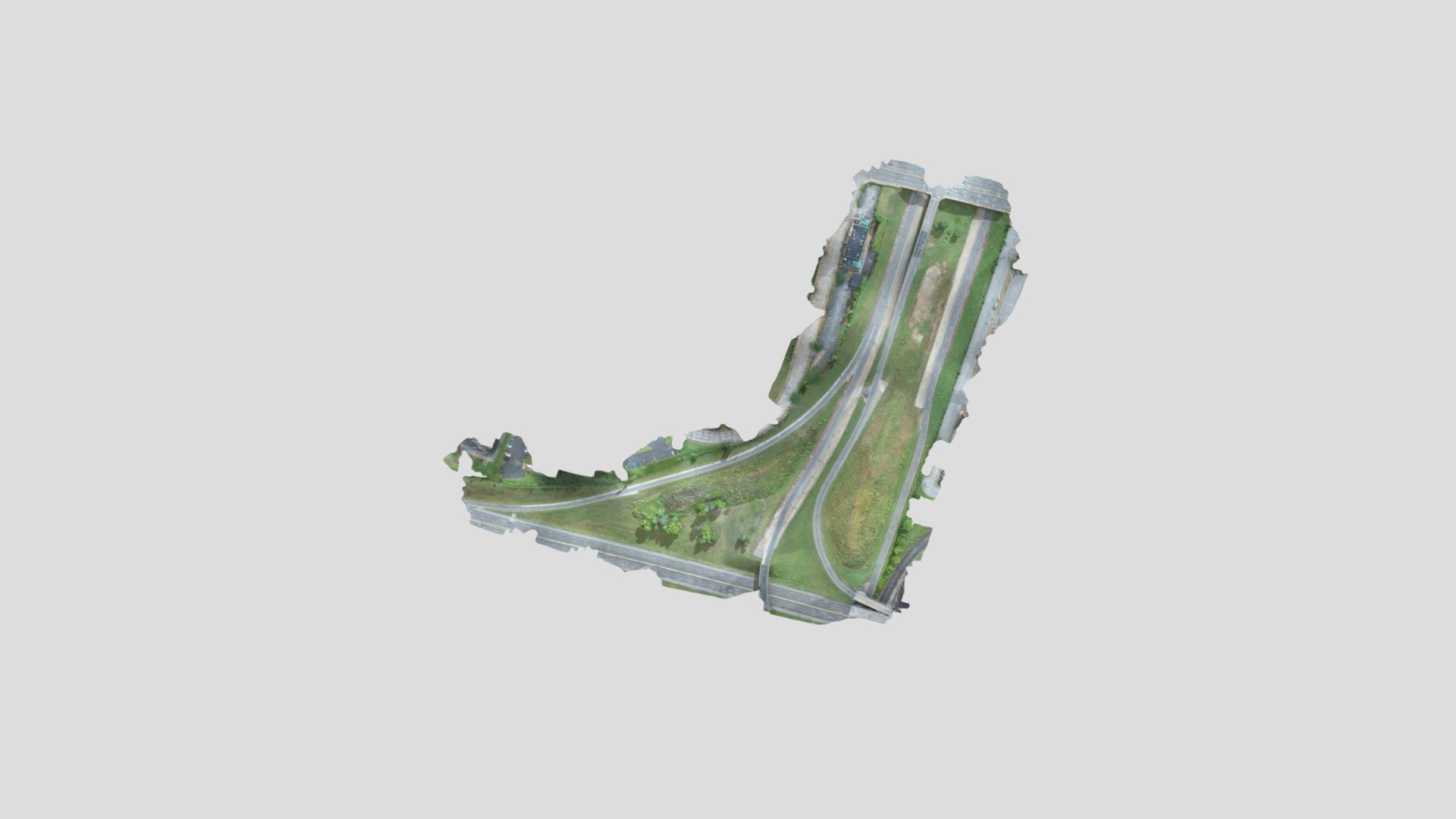 Interstate interchange landscape - Download Free 3D model by jjarne ...