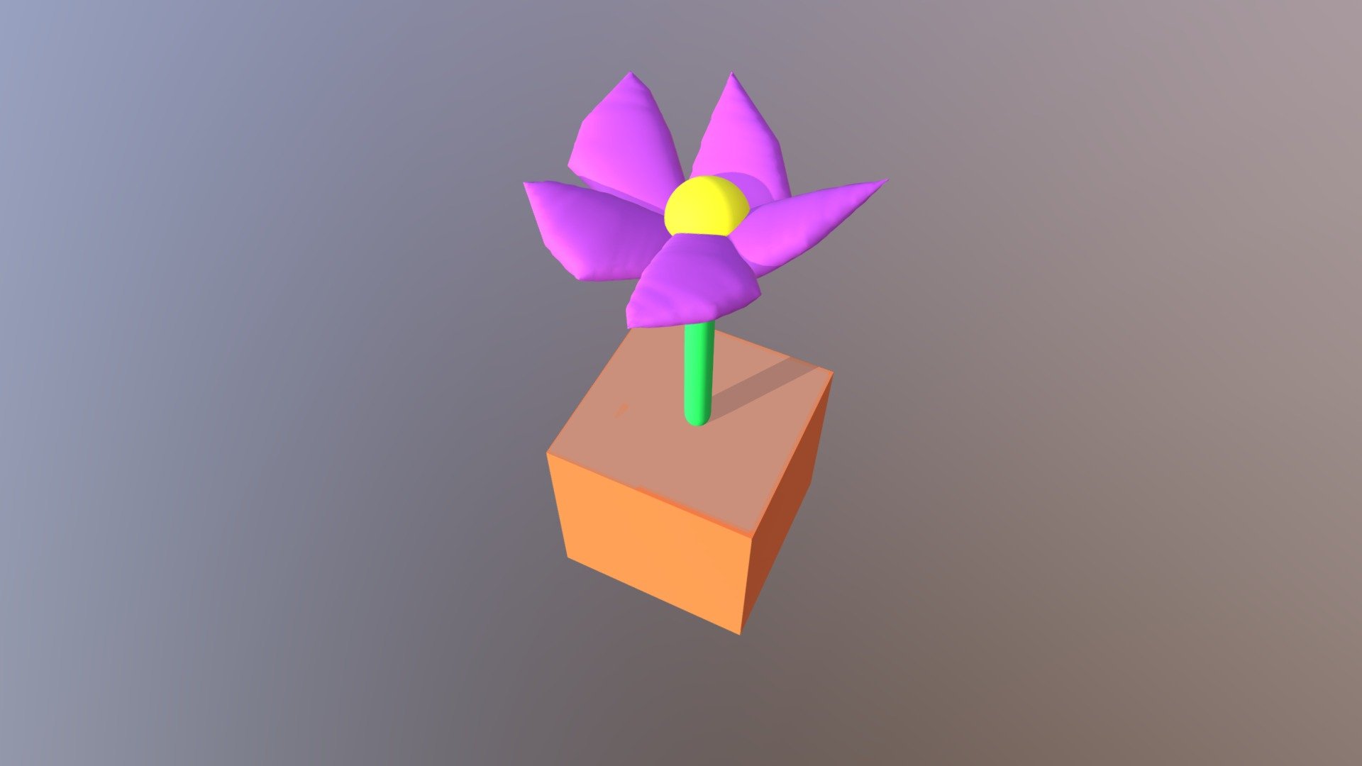 flower in a pot - Download Free 3D model by pampalusiek [769f3ac ...