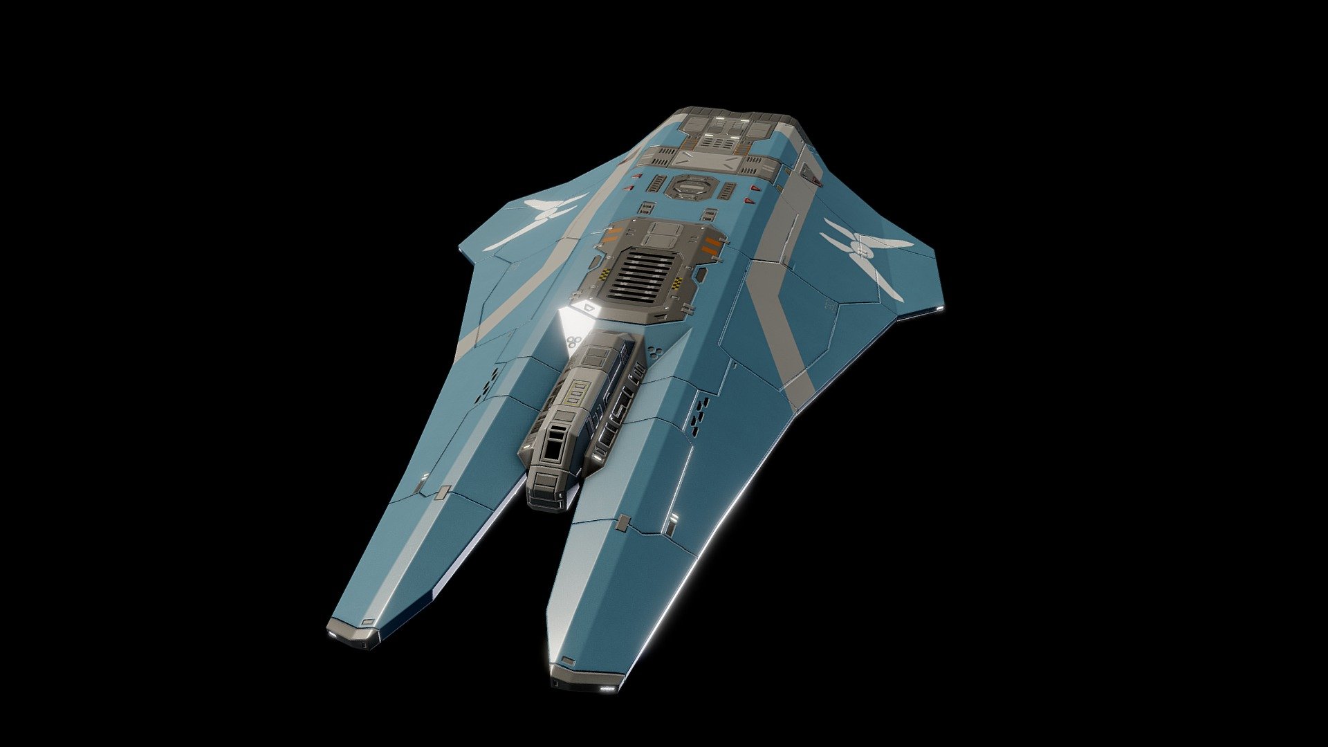 Hiigaran Advanced Interceptor - 3D model by Versaali (@unifin) [76a0a24 ...