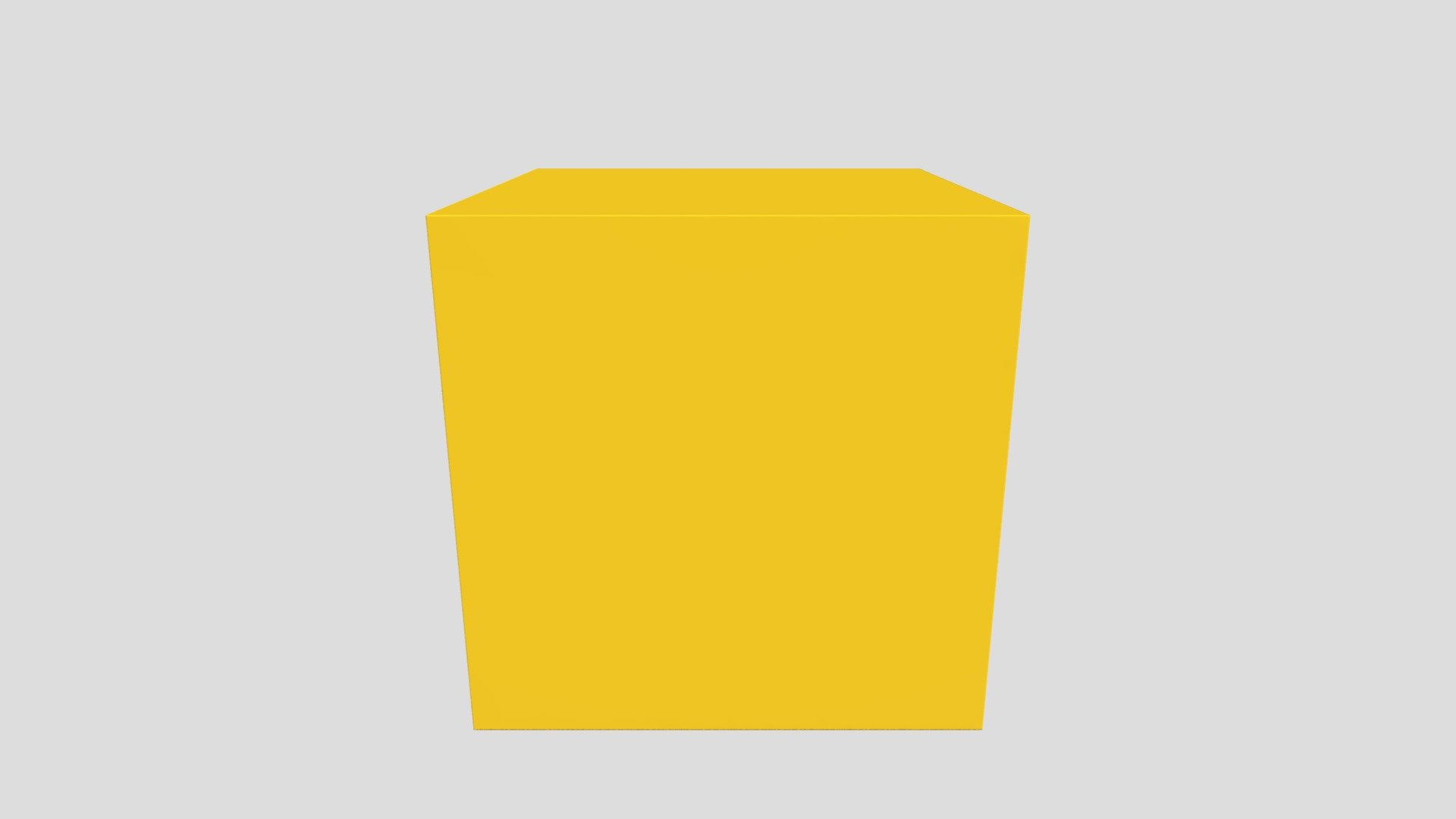 transparent cube yellow orange - 3D model by sarahsc [76a0cf9] - Sketchfab