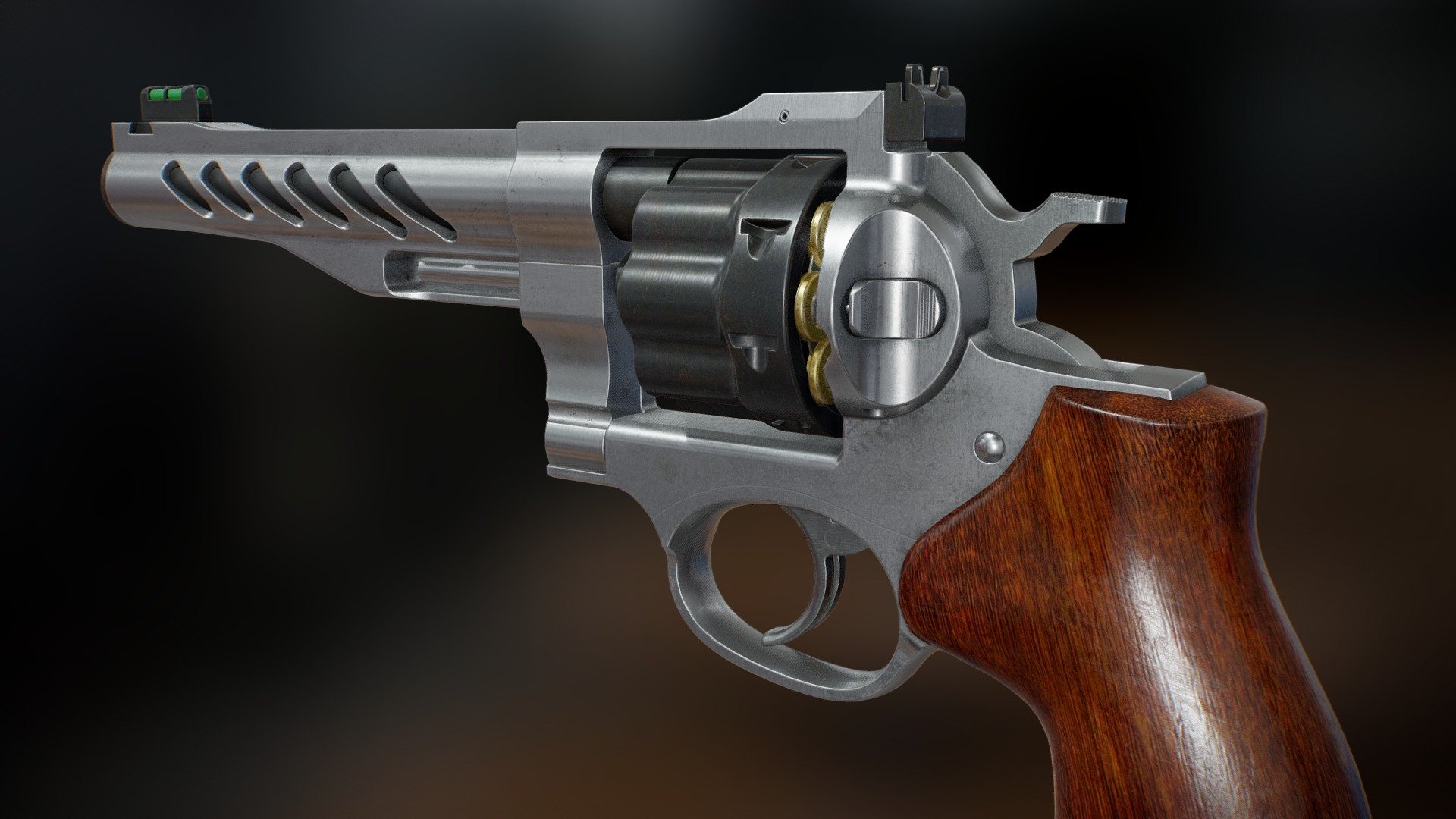 Ruger Super GP100 - Buy Royalty Free 3D model by Dmitriy Bely (@beldm00 ...