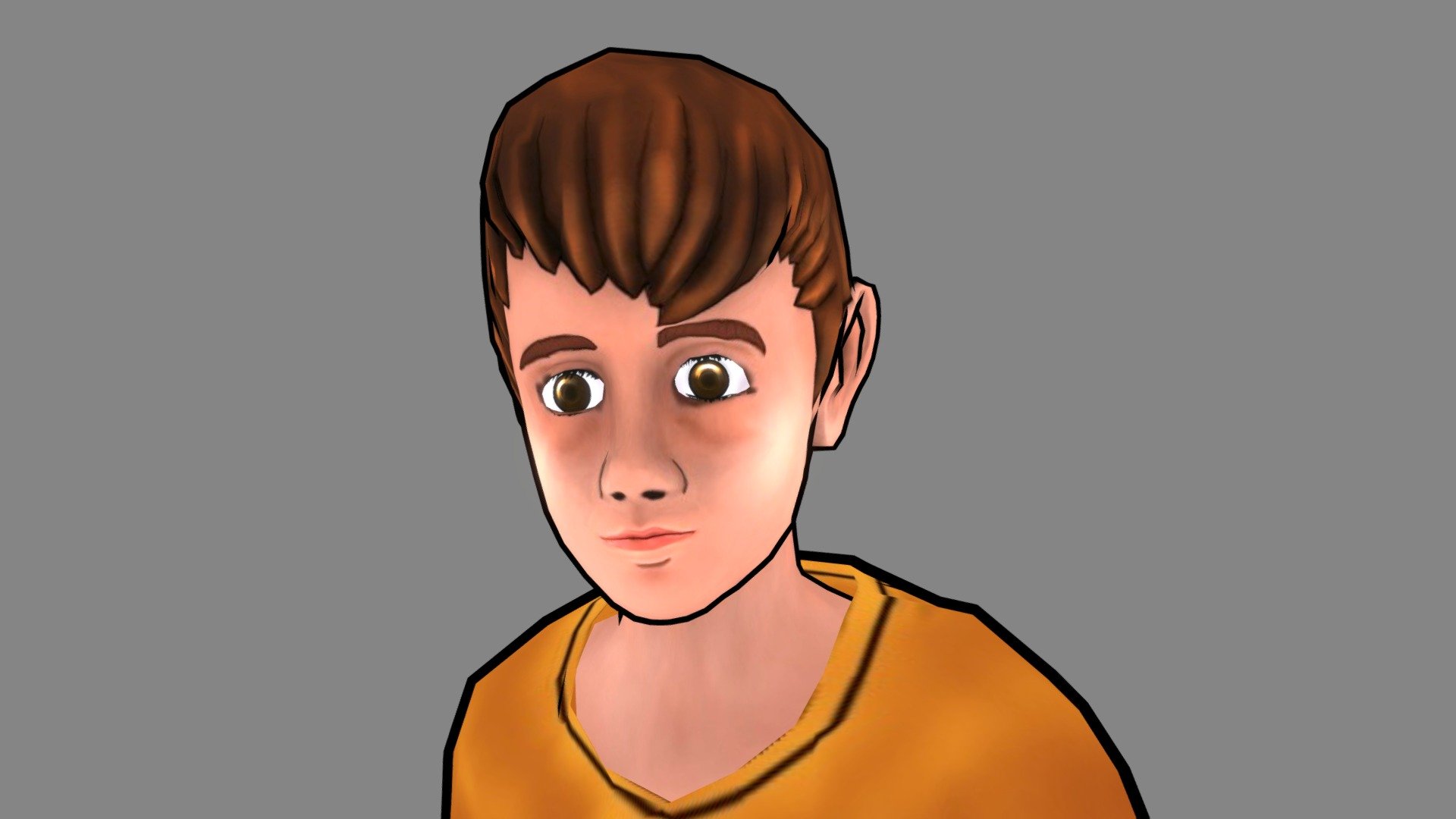 Cartonish Child Cel Shaded - 3D model by Vincenzo Dimino ...
