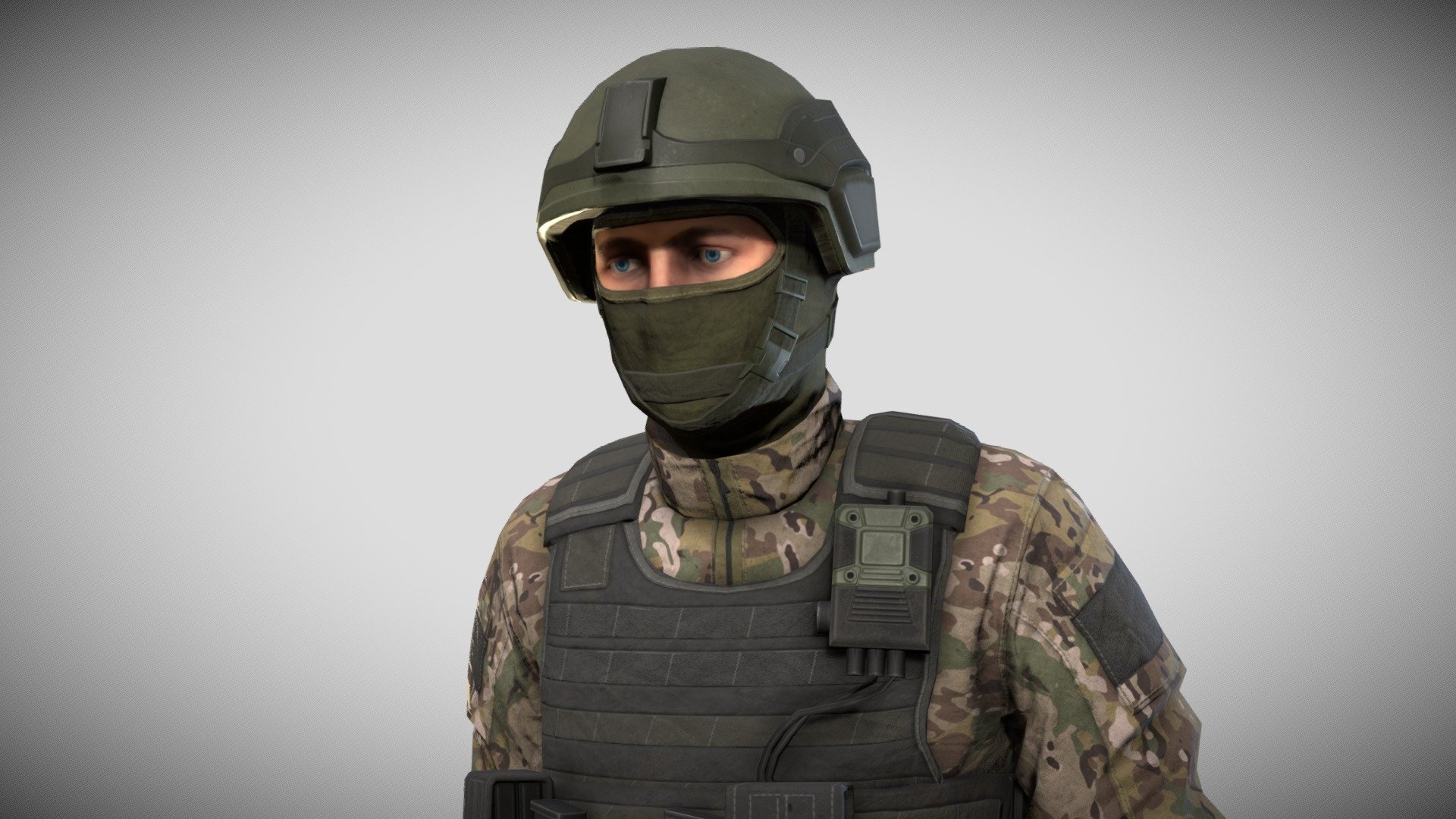 US Modern Scout Soldier - 3D model by alpenwolf (@alpen) [76a1c76 ...