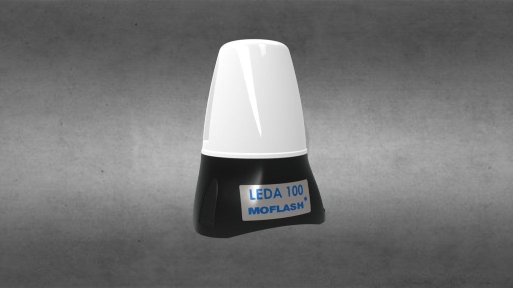 Moflash LEDA100 - LED ECO Beacon & Buzzer - 3D model by Moflash ...