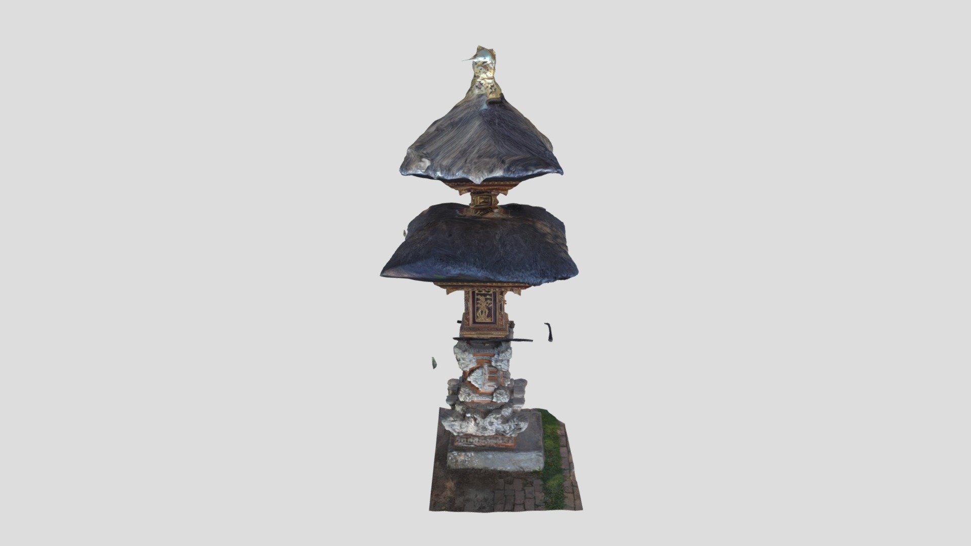 Pelinggih Bhatara Tri Upasedhana - 3D model by gedeyogi [76a1fb3 ...