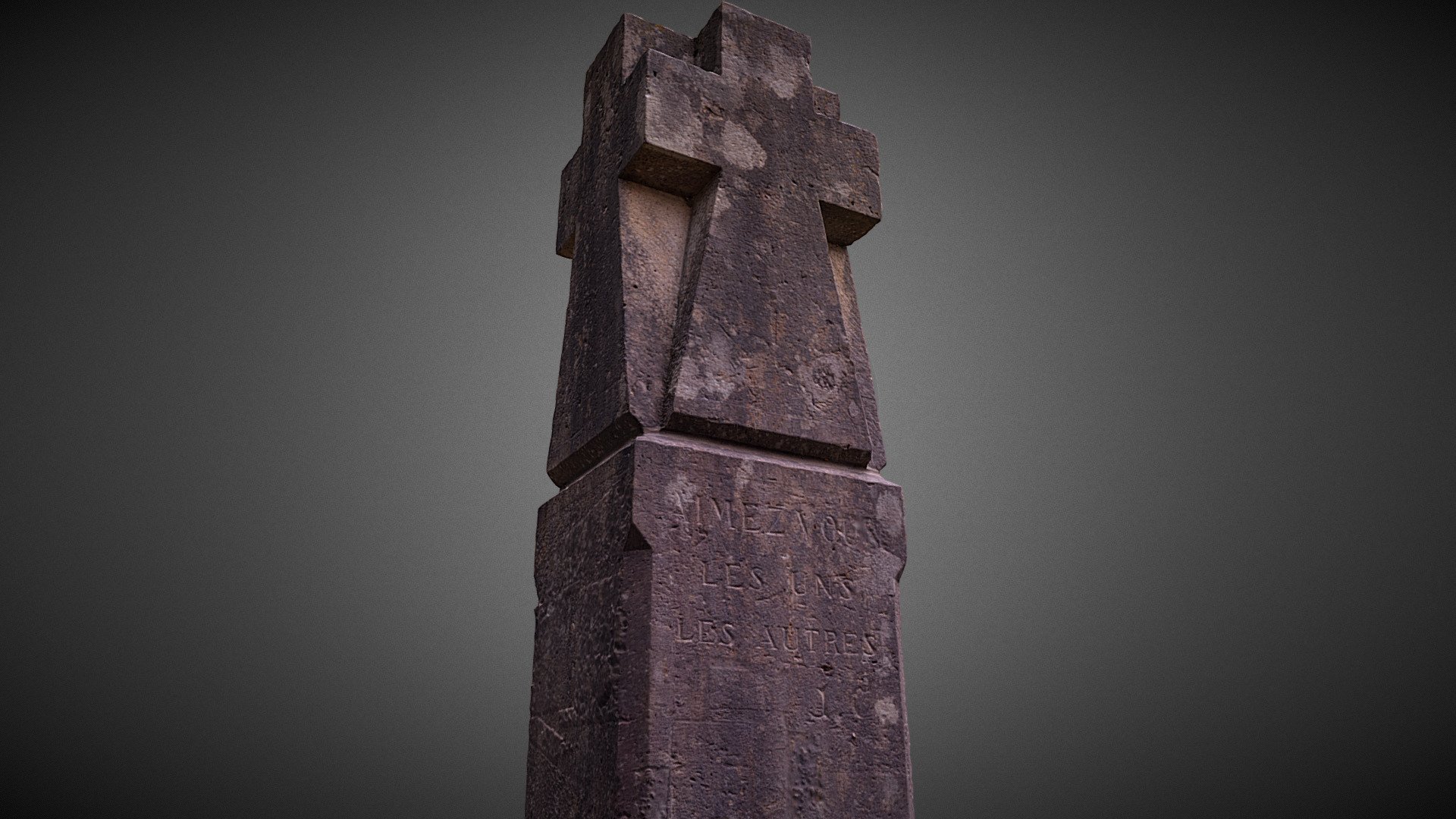 [SCAN] Stone cross - Buy Royalty Free 3D model by 3Dystopia (@Dystopia ...