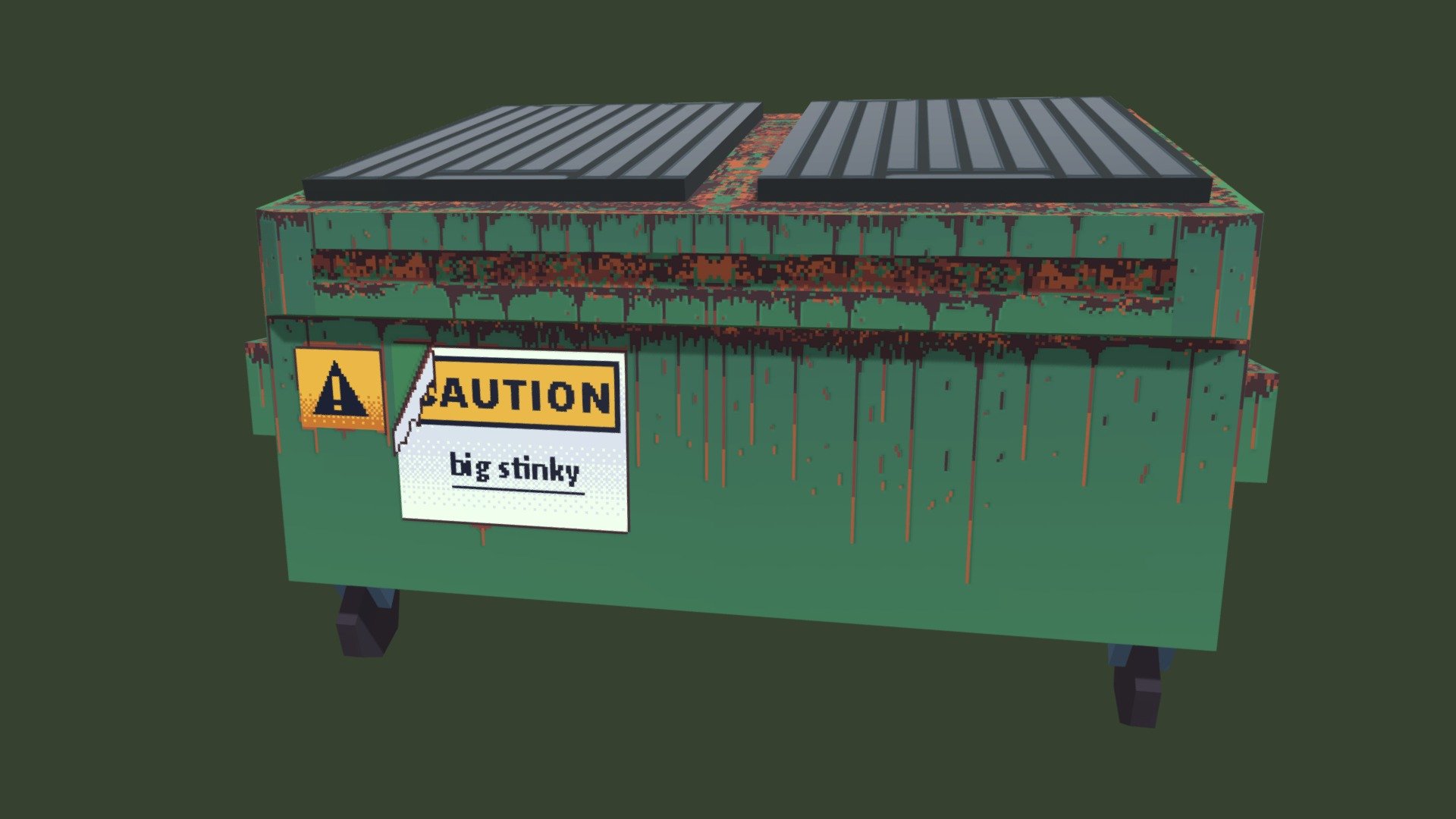 Dumpster - Download Free 3D model by Travp333 [76a250f] - Sketchfab
