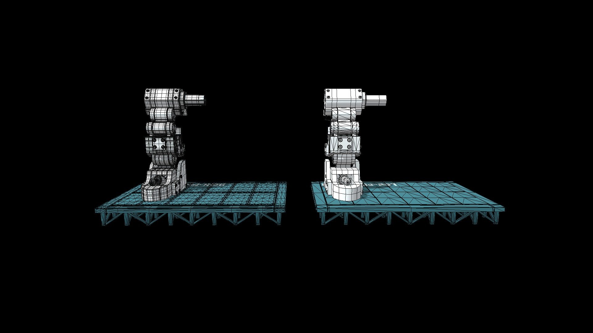 Mech Right Leg High and Low - 3D model by Somar52 [76a29fd] - Sketchfab