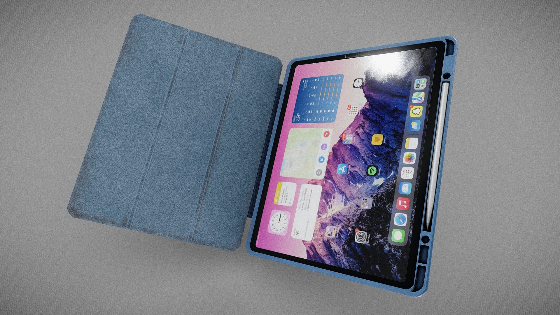 iPad Pro 5th gen (Lilypad) - 3D model by haykal12321 [76a2cf3] - Sketchfab