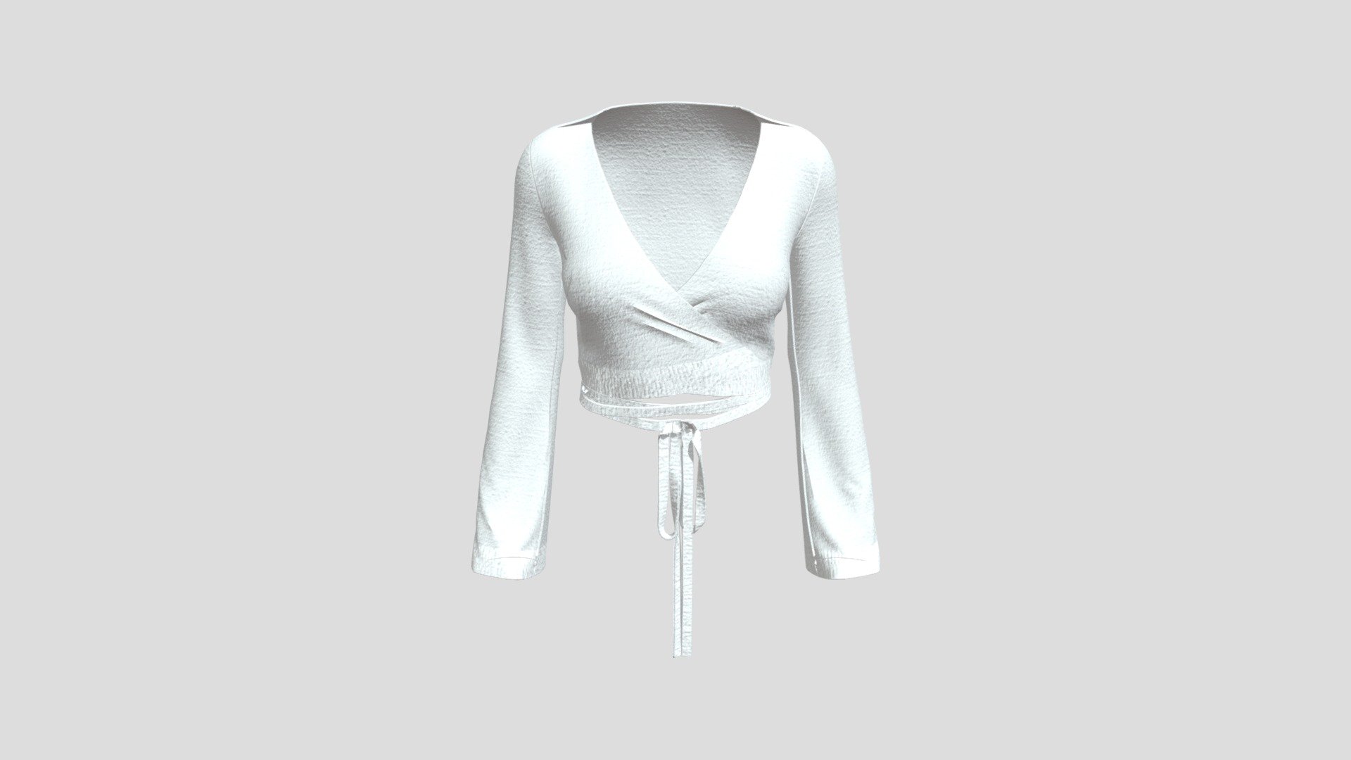 FS SS23 W Wrap Crop Top Final - 3D model by FS (@itay.arad) [76a3c38 ...