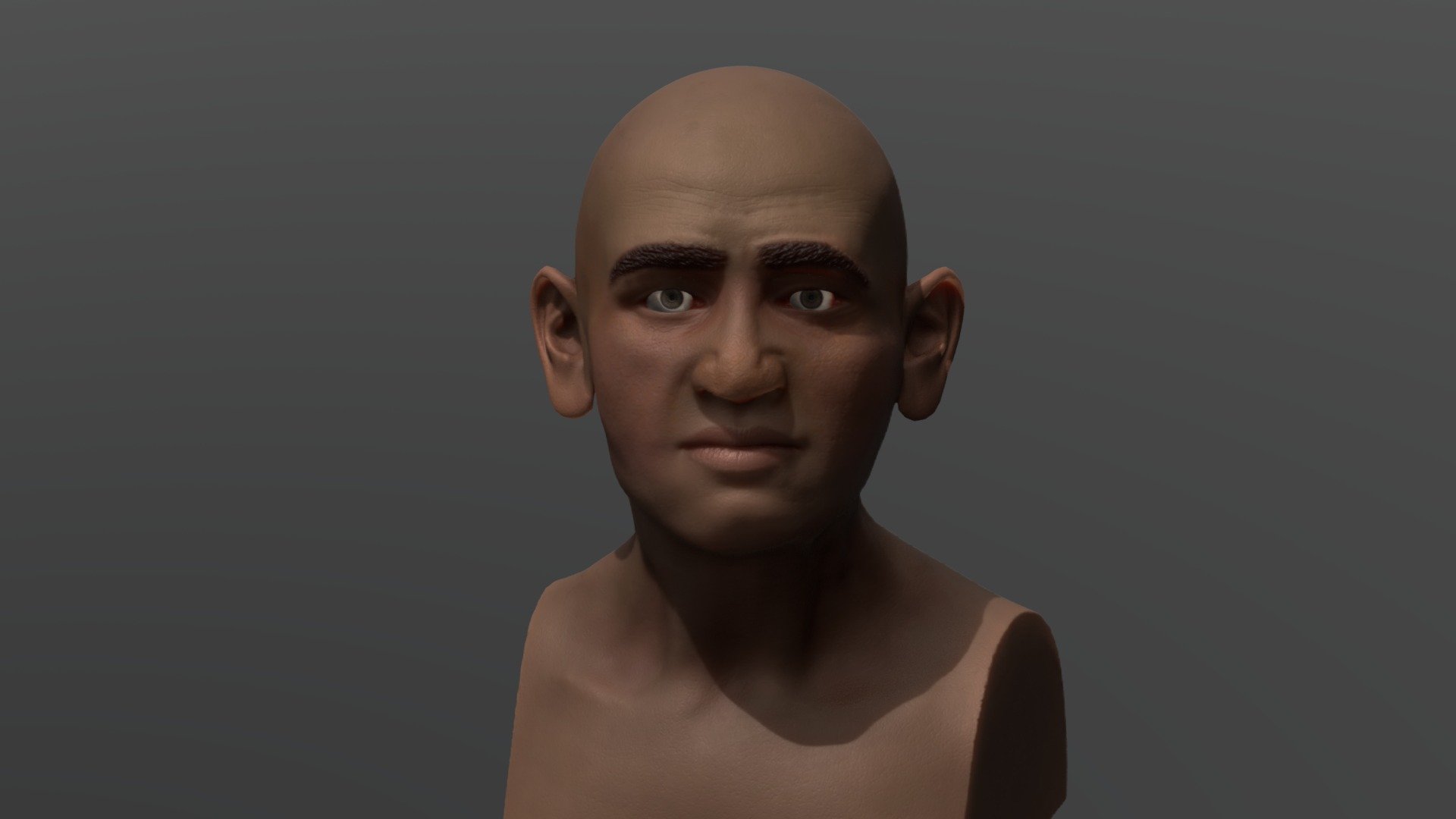 African man reconstruction - 3D model by Curtisd2001 [76a59ff] - Sketchfab