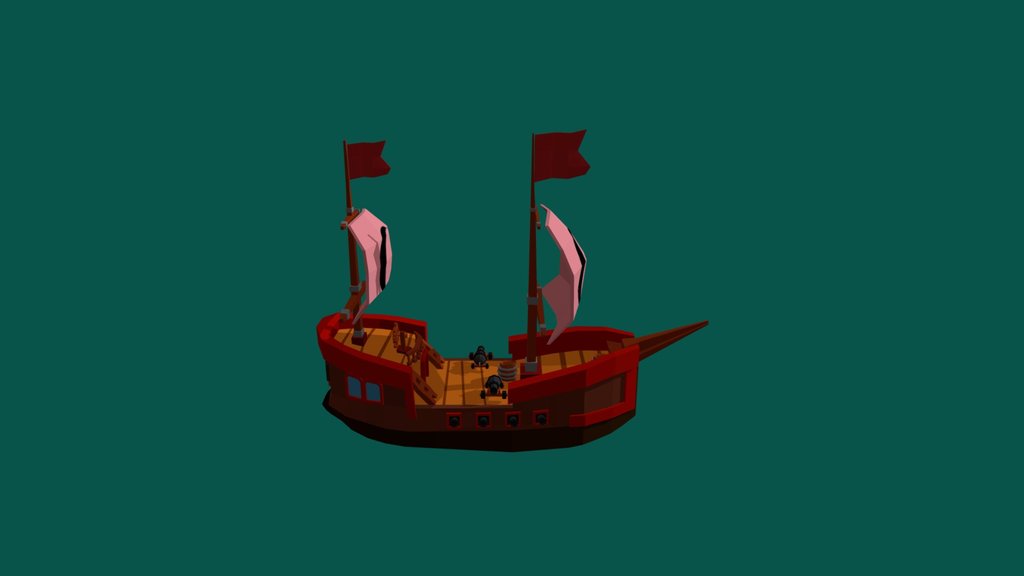 Low poly stylized ships - A 3D model collection by fess94 - Sketchfab
