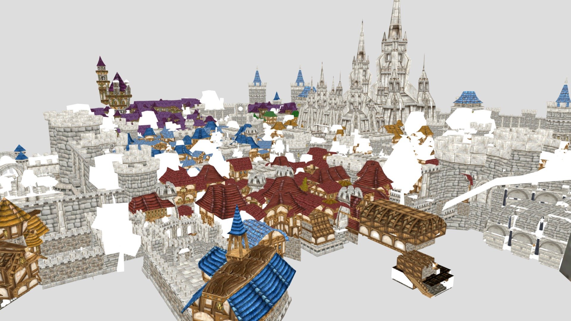 old/classic Stormwind (in progress) - 3D model by VCSFXmedia [76a830f ...