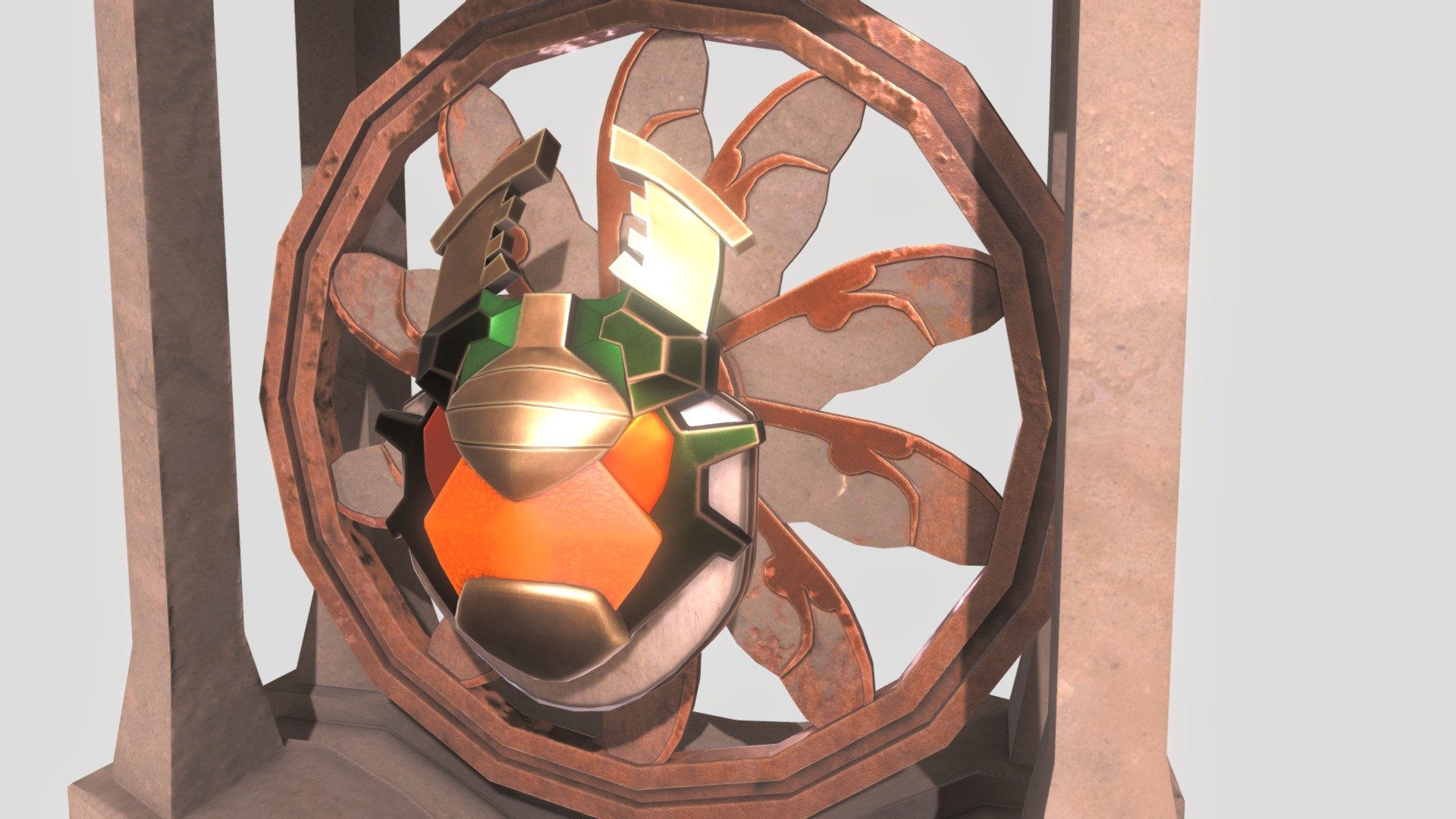 Masked Rider shield / Bouclier Masked rider - 3D model by gwegsta ...