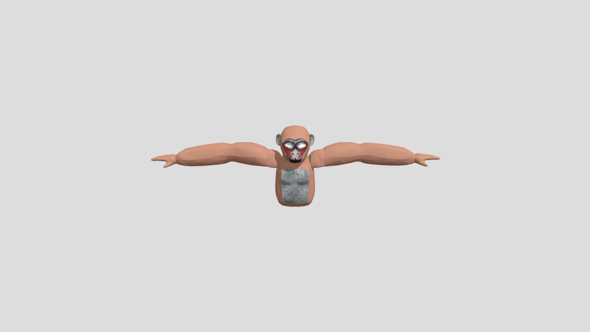 Me as a monster for game of lethal ape remake - 3D model by Br0ski ...