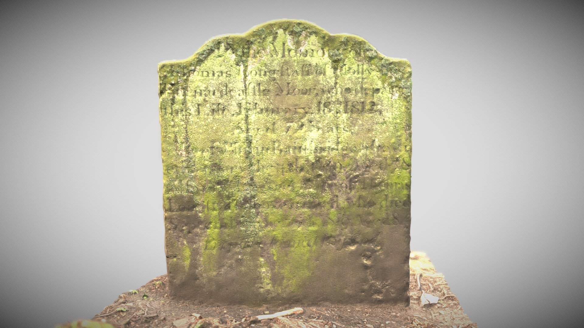 Thomas Longstaff Grave Stone - 3D model by DigVentures [76acc49 ...