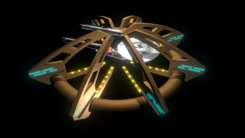 USS DEFIANT NCC - 1764 Captured - 3D model by Soran77 [76ae073] - Sketchfab
