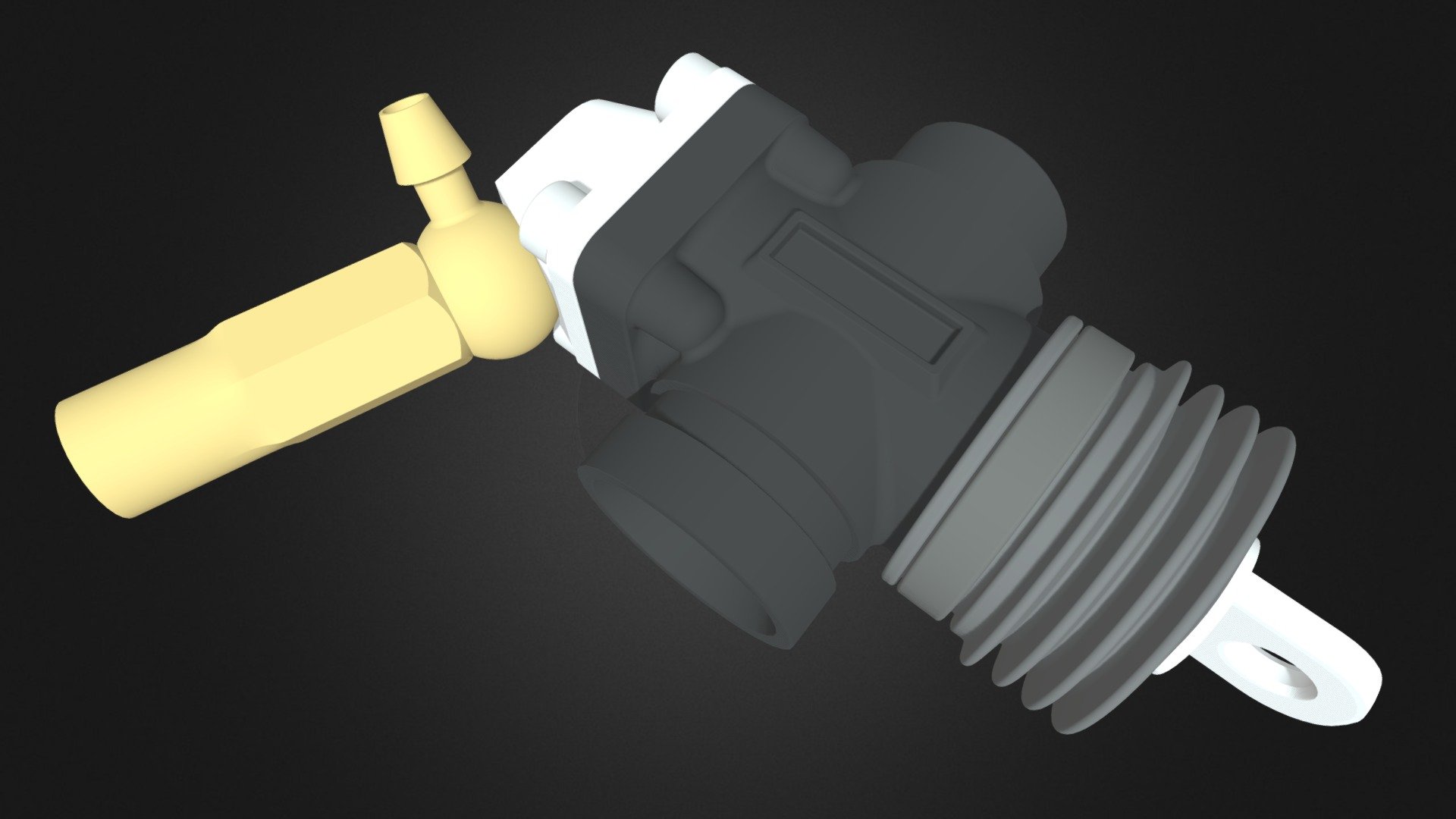 Nitro Engine Carburetor for Rc Cars - Buy Royalty Free 3D model by MR ...