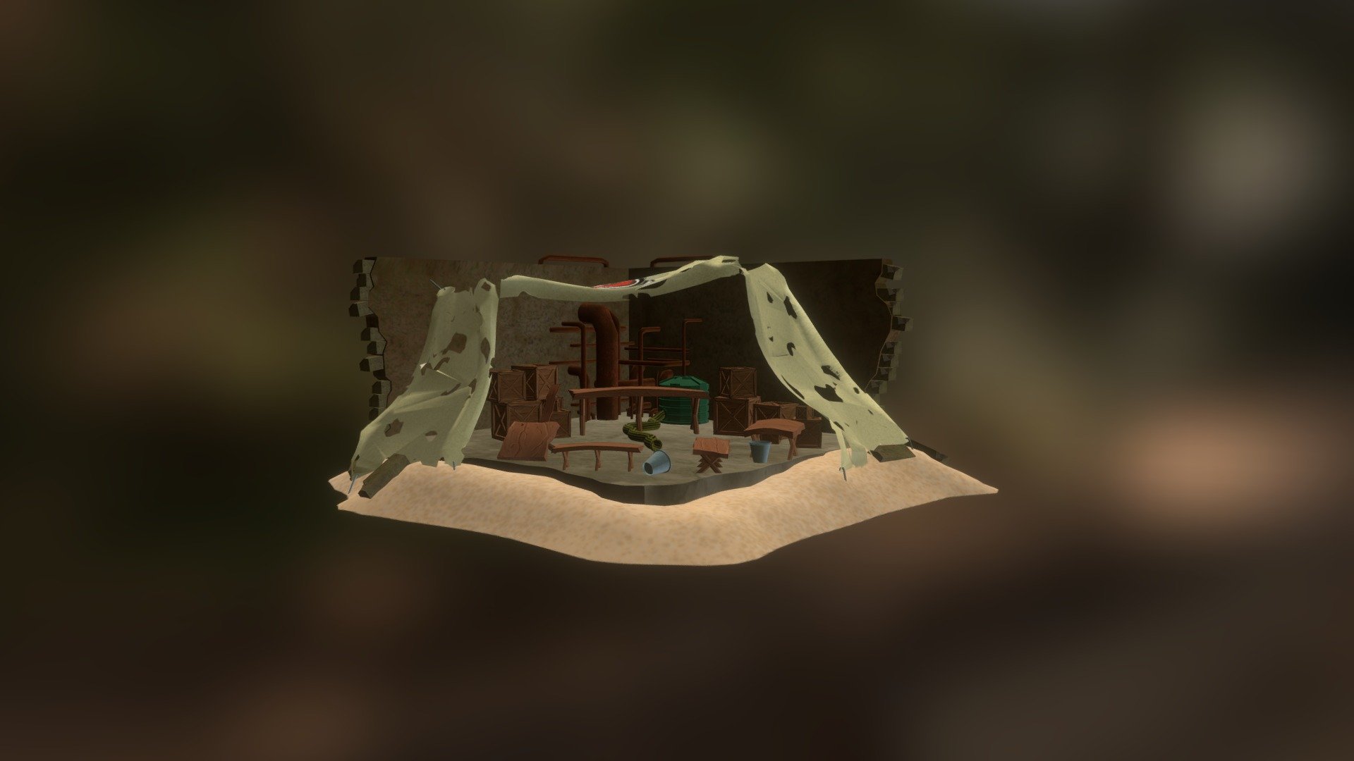 apocalyptic scene - 3D model by thomas-mm [76b005e] - Sketchfab