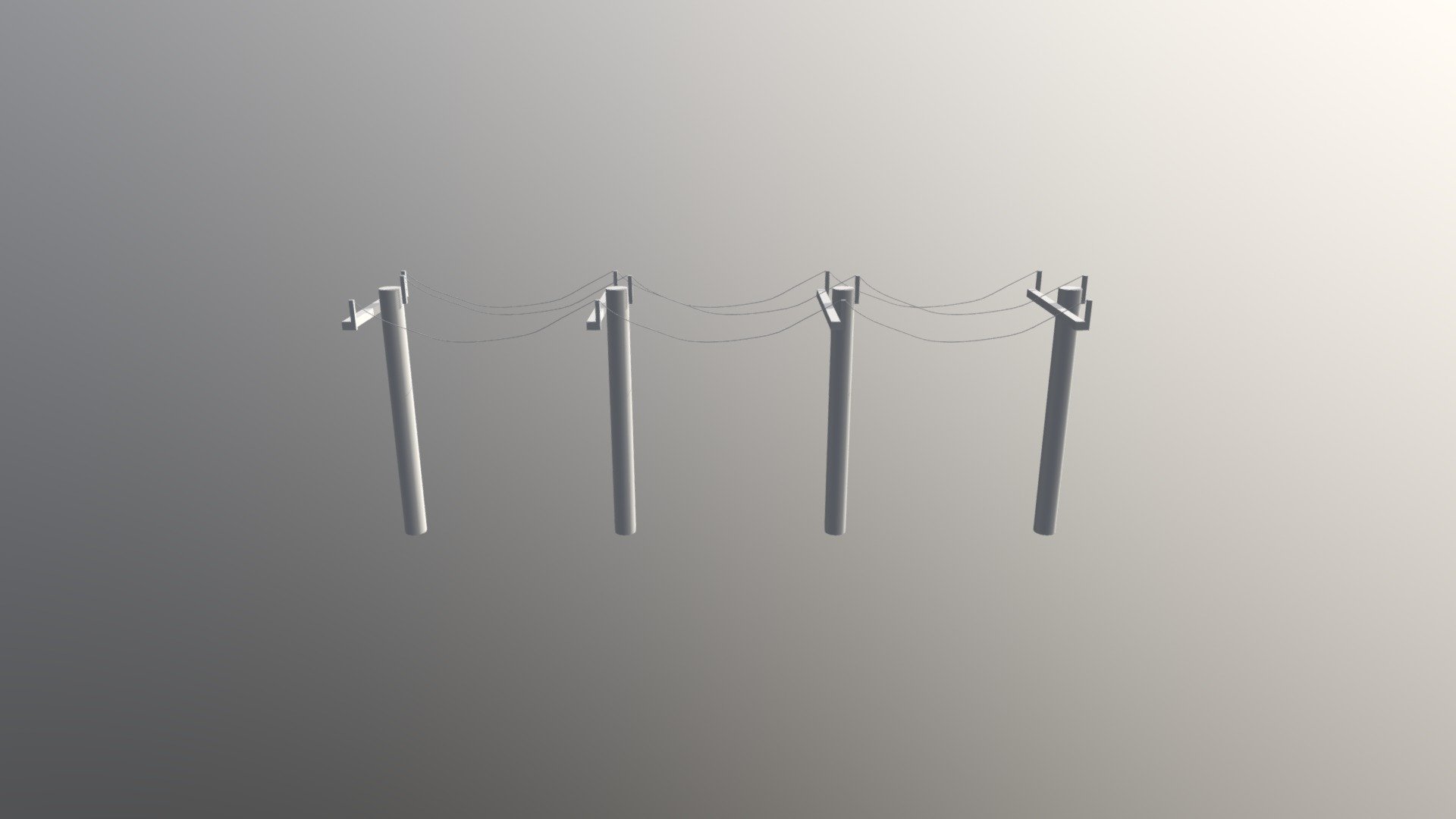 Telephone Poles - 3D model by pross005 [76b0c3d] - Sketchfab