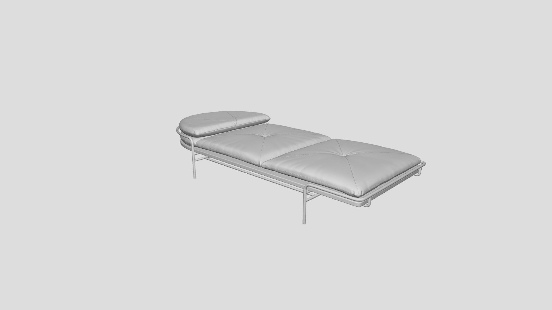 Geometric Daybed - 3D model by kubiak54 [76b0cc1] - Sketchfab