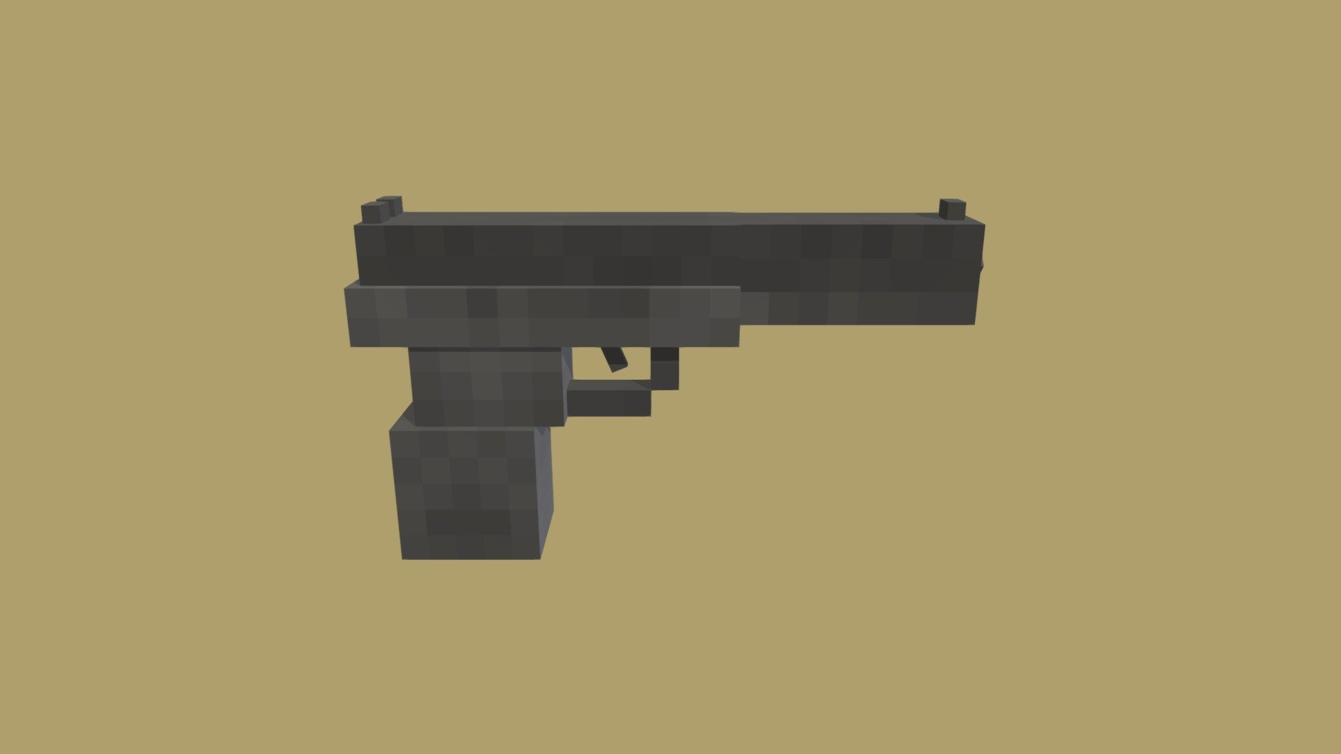 Glock 17 Minecraft - Download Free 3D model by optical (@meisoptical ...