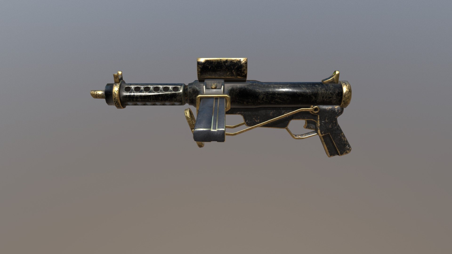 Retro Smg - 3D model by mallin1992 [76b1eff] - Sketchfab