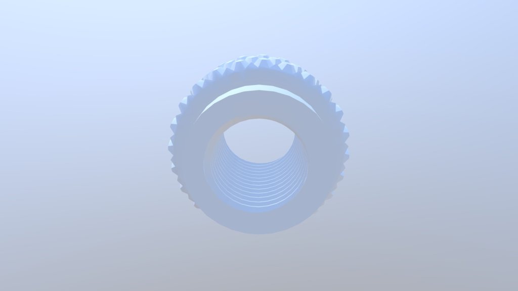 Brass Knurled Nut STL - 3D model by AlexDoronenko [76b2e42] - Sketchfab