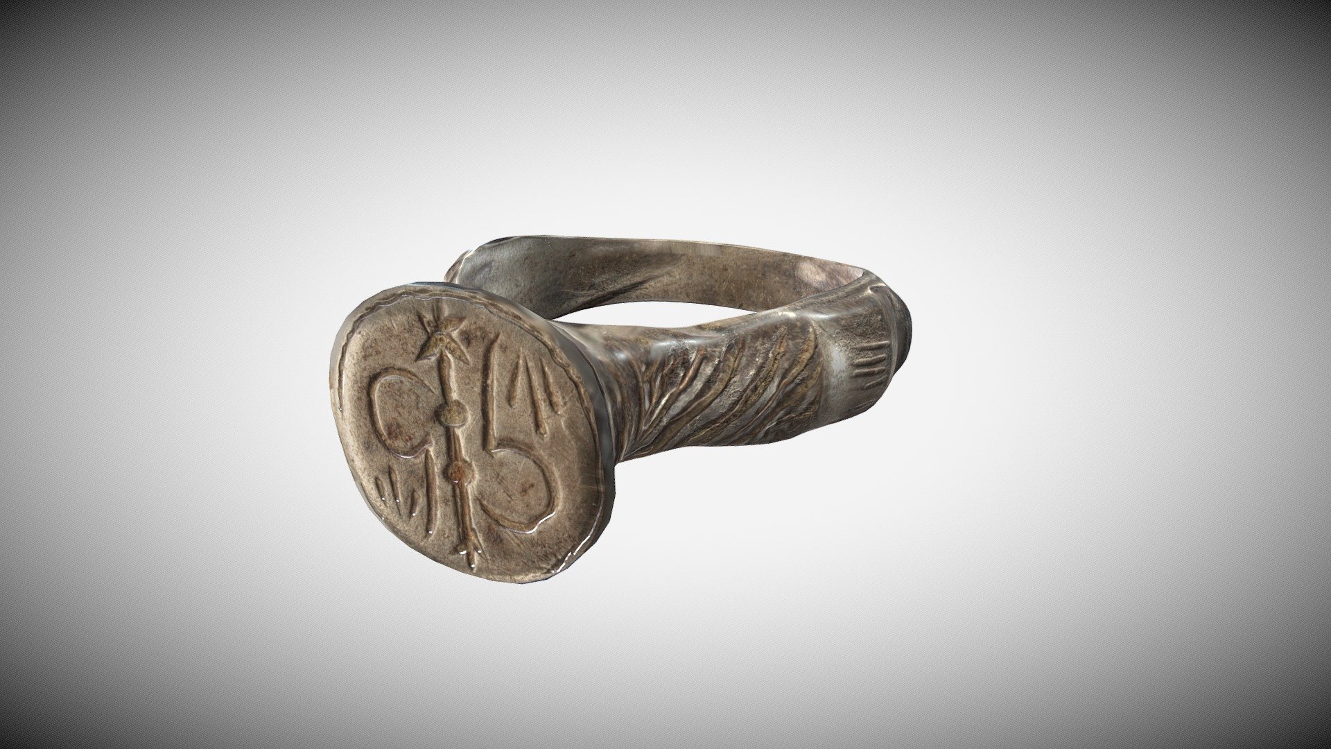 Silver ring - 3D model by IvanaArtukovic [76b3138] - Sketchfab