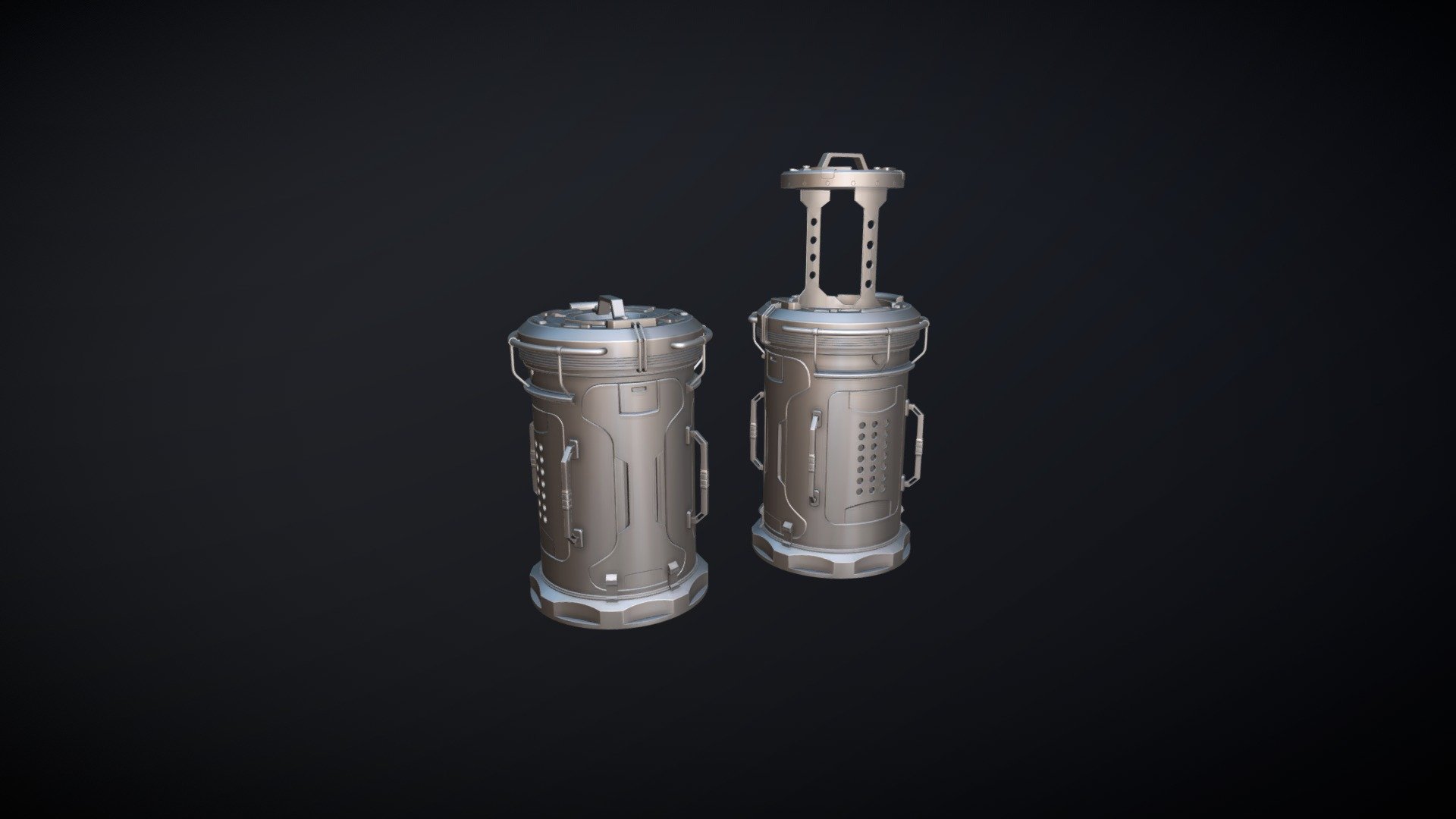 Cylinder Container - Download Free 3D model by mickeymoose1204 [76b347f ...