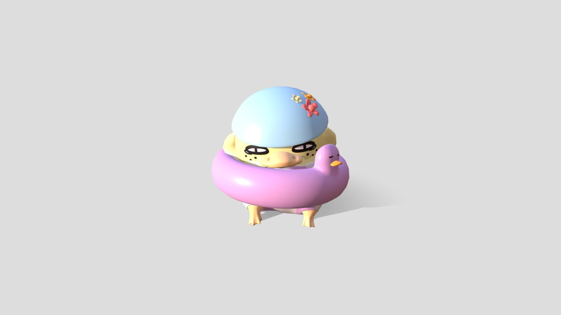 Duckoo at Beach - 3D model by Luna (@lunamailin19) [76b35c5] - Sketchfab