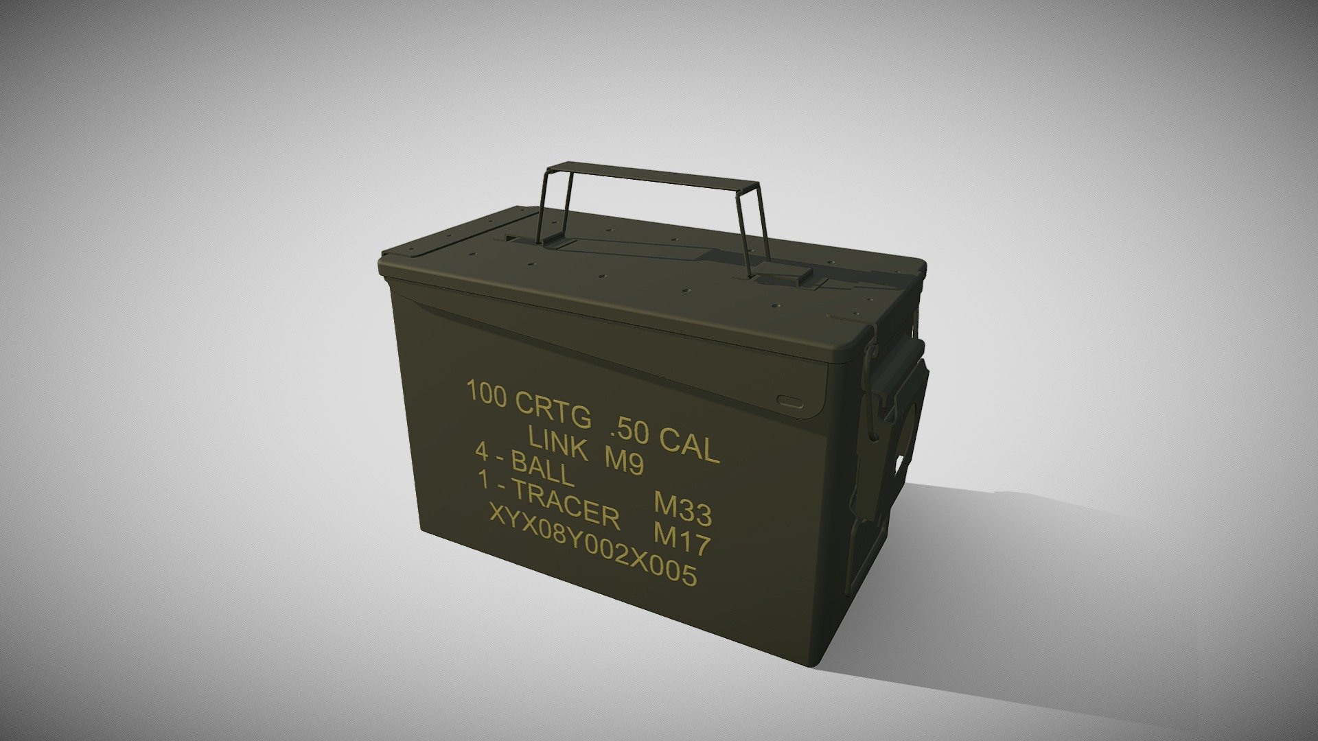 Ammunition box closed - Download Free 3D model by -shaman- [76b386d ...
