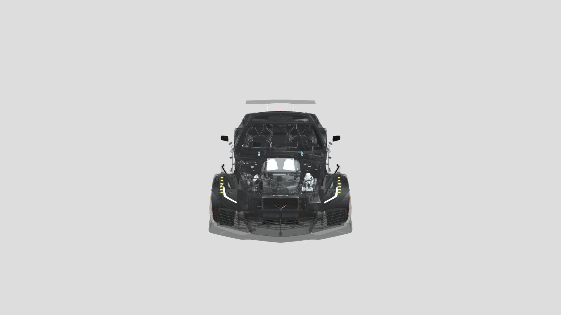 corvette c7 stripped - Download Free 3D model by 9810264190 [76b39dc ...
