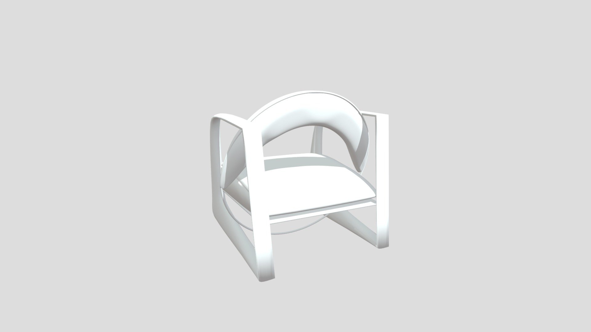 Mod Moon Chair - 3D model by Aiphos [76b3e8d] - Sketchfab